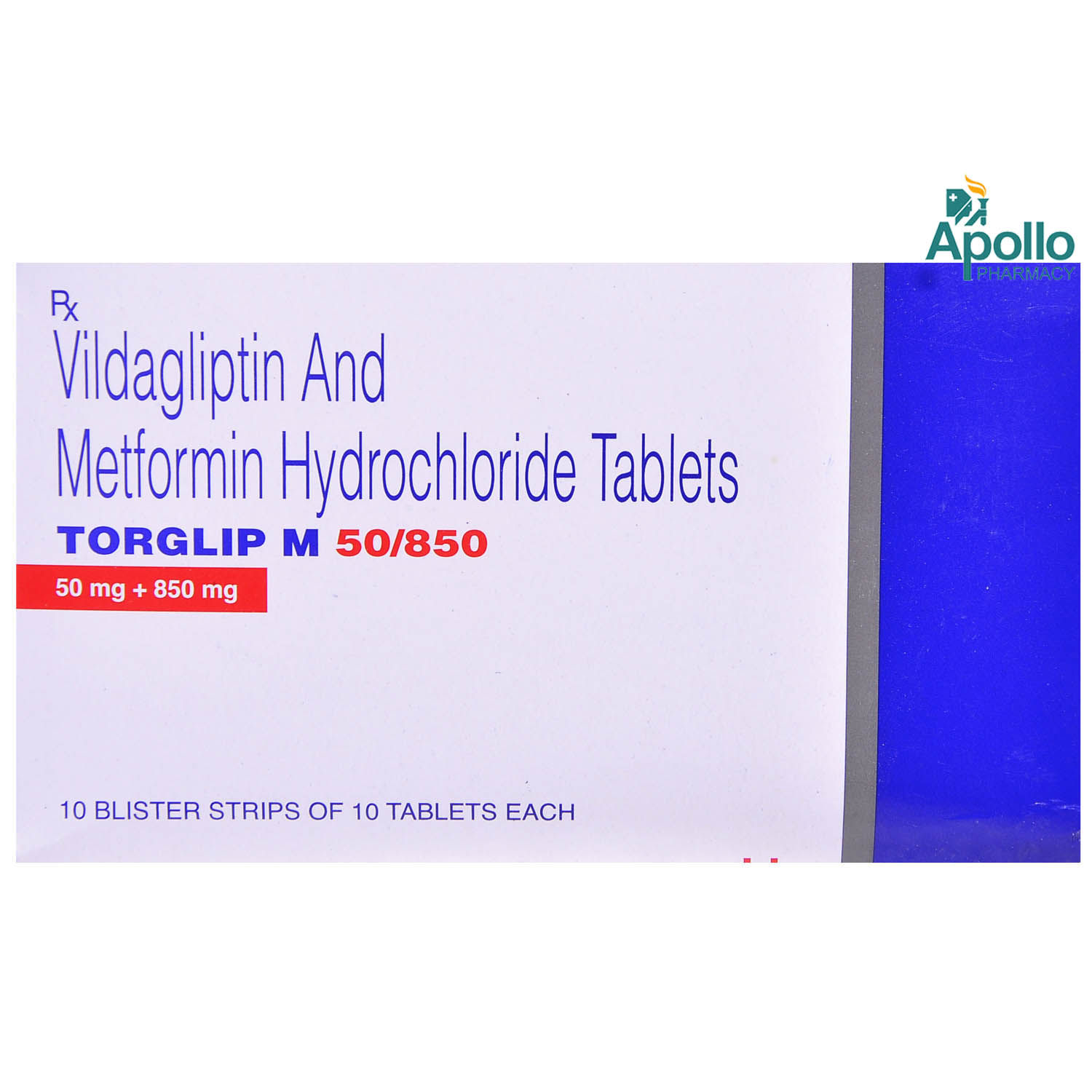 Torglip M 50/850 Tablet 10's Price, Uses, Side Effects, Composition ...