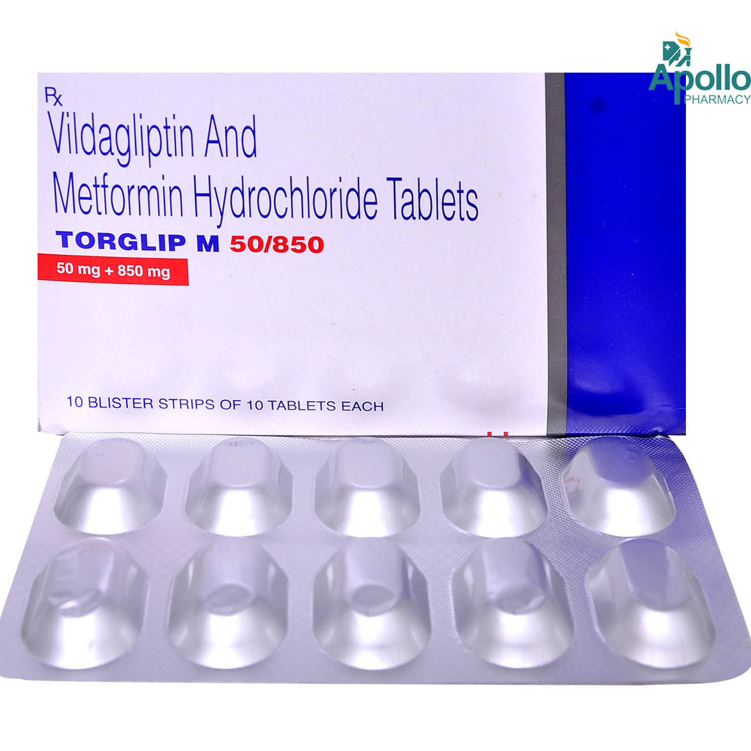 Torglip M 50/850 Tablet 10's Price, Uses, Side Effects, Composition ...