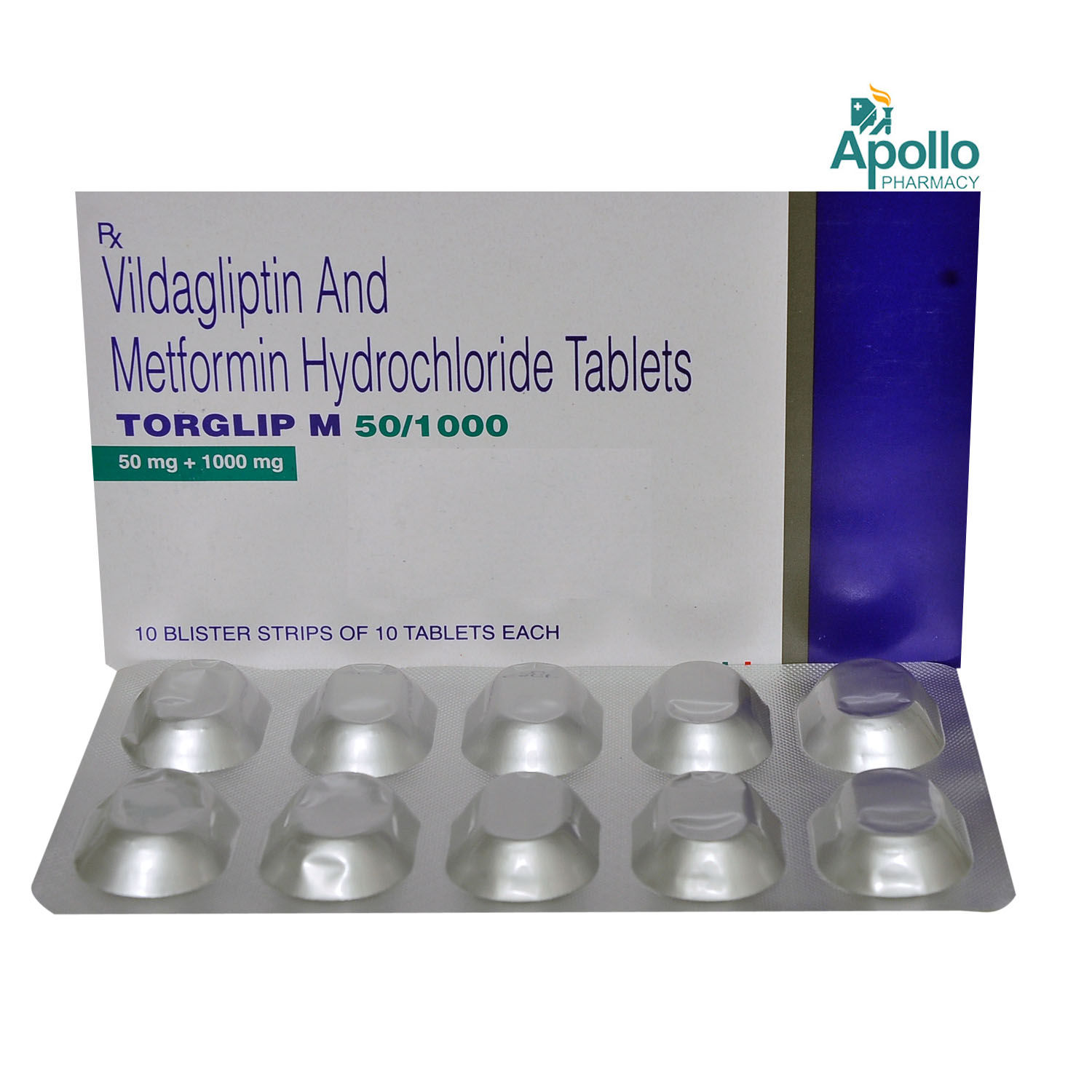 Torglip M 50/1000 Tablet 10's Price, Uses, Side Effects, Composition ...