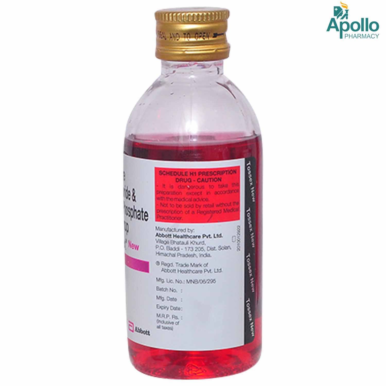 Tossex New Syrup 100 ml Price, Uses, Side Effects, Composition - Apollo ...