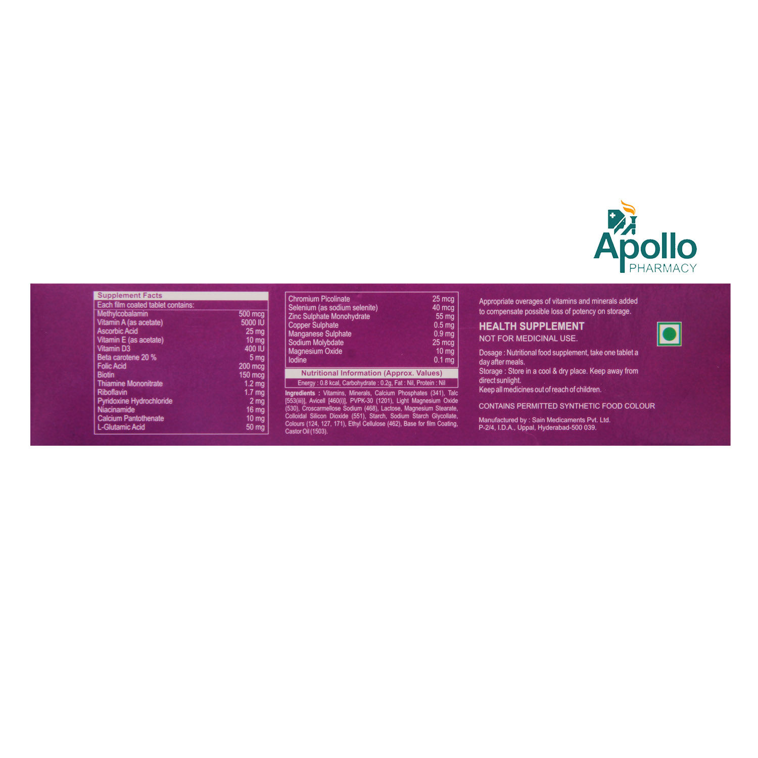 Total Tablet 10's Price, Uses, Side Effects, Composition - Apollo Pharmacy