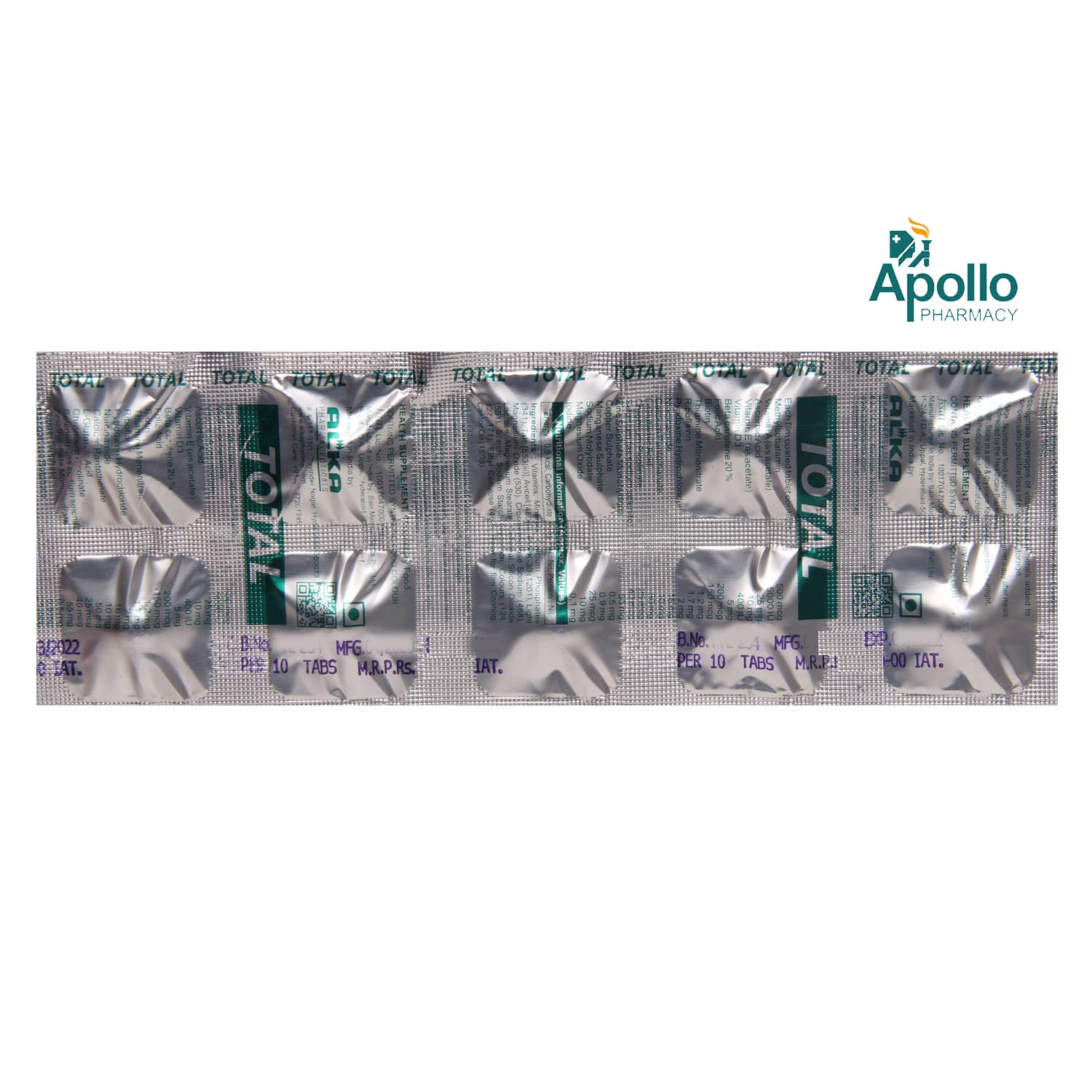 Total Tablet 10's Price, Uses, Side Effects, Composition - Apollo Pharmacy