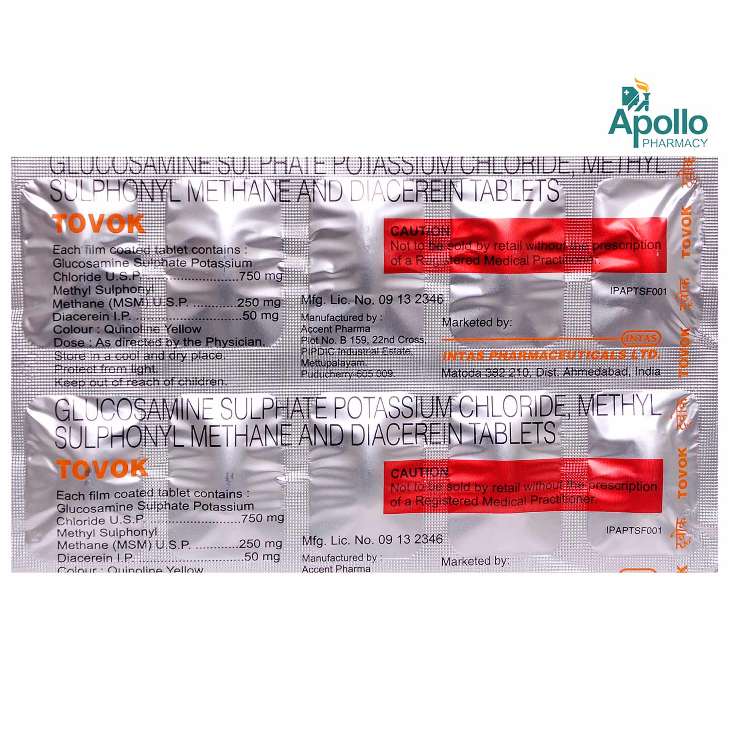 Tovok Tablet 10's Price, Uses, Side Effects, Composition - Apollo Pharmacy