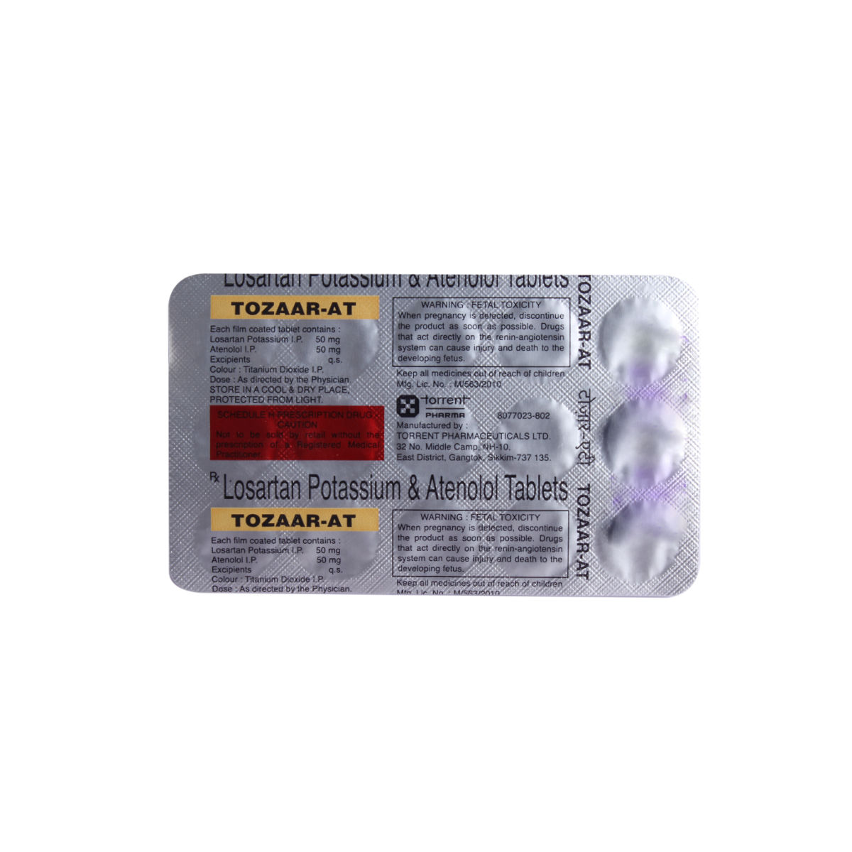 TOZAAR-AT TABLETS 15'S Price, Uses, Side Effects, Composition - Apollo ...