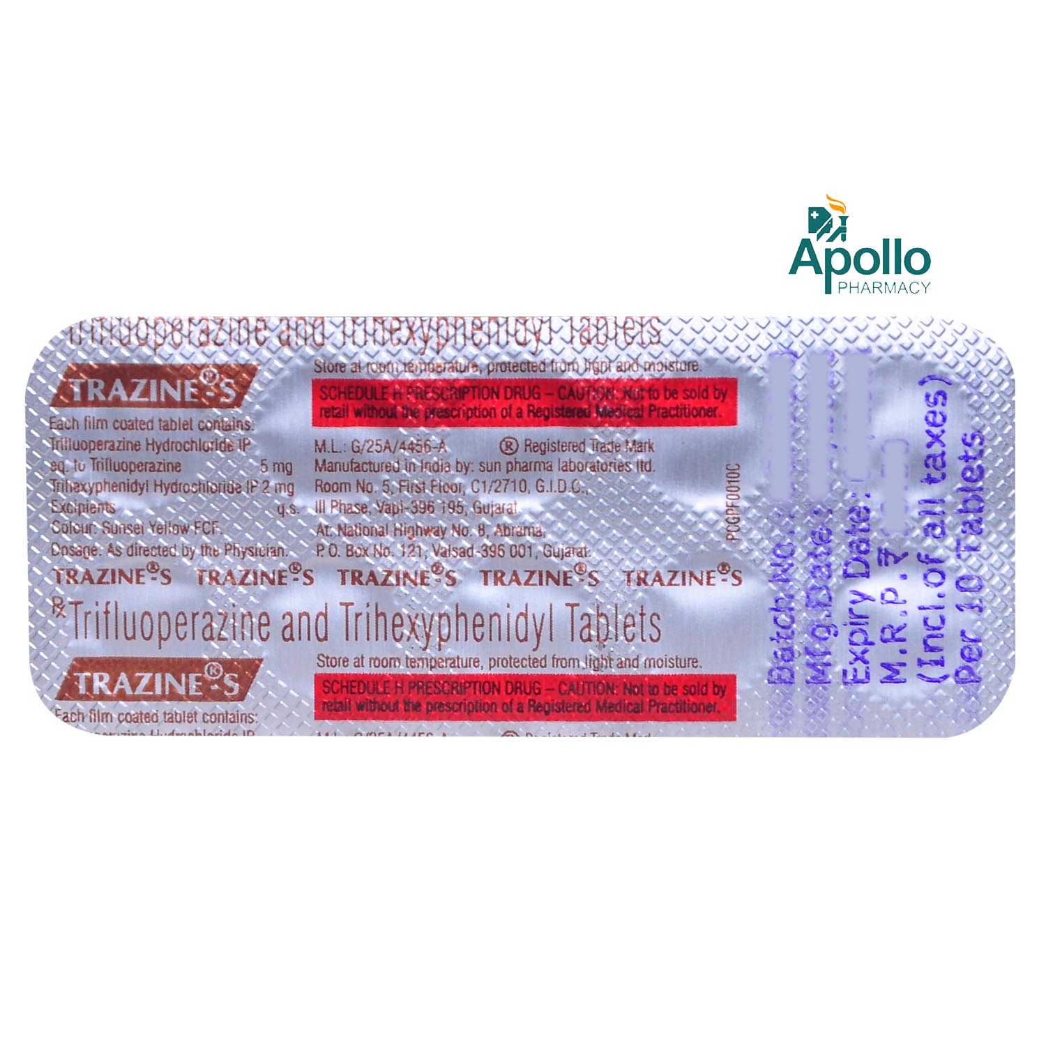 Trazine-S Tablet 10's Price, Uses, Side Effects, Composition - Apollo ...