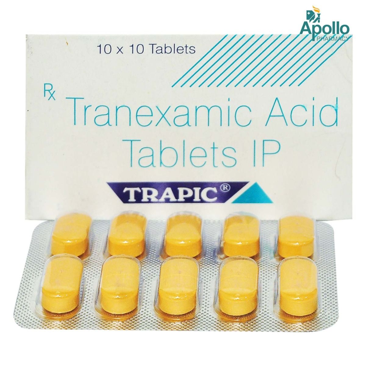 Trapic Tablet 10's Price, Uses, Side Effects, Composition - Apollo Pharmacy