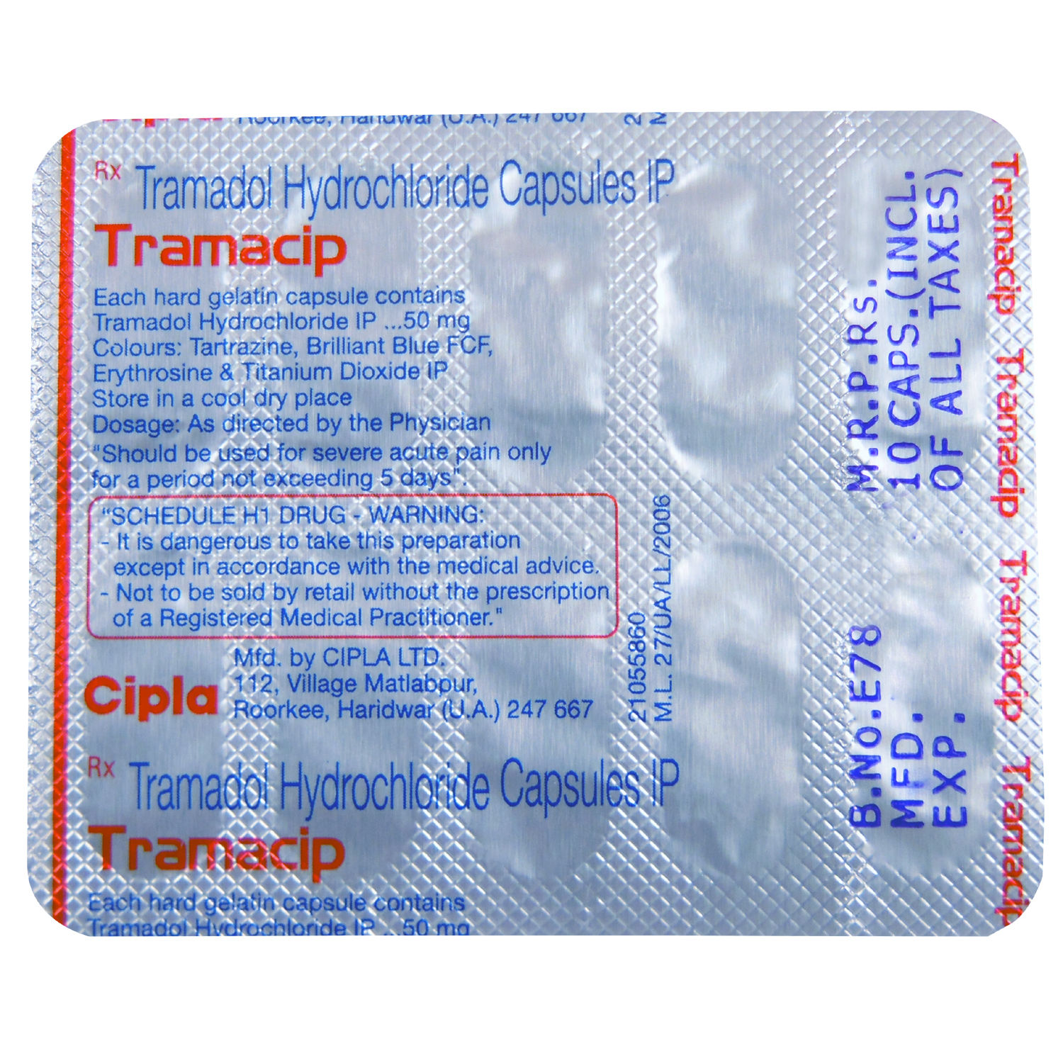TRAMACIP CAPSULE Price, Uses, Side Effects, Composition - Apollo Pharmacy