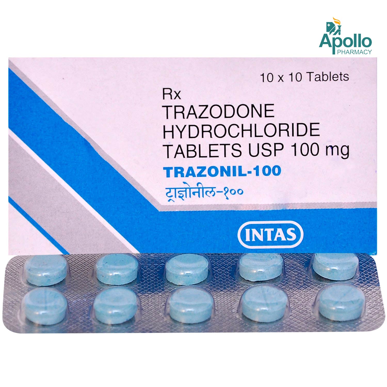 TRAZONIL 100MG TABLET Price, Uses, Side Effects, Composition - Apollo ...