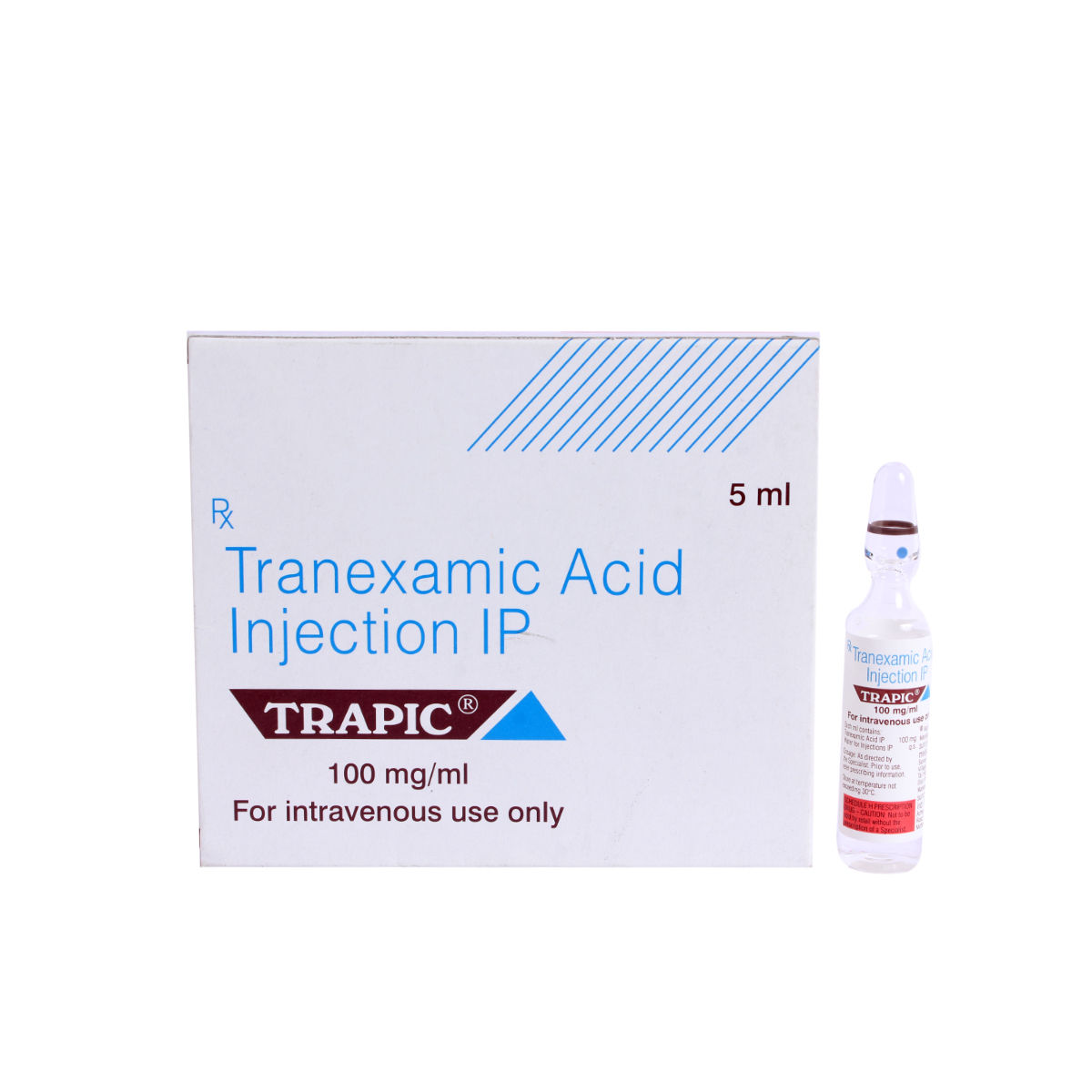TRAPIC 100MG INJECTION 5ML Price, Uses, Side Effects, Composition ...