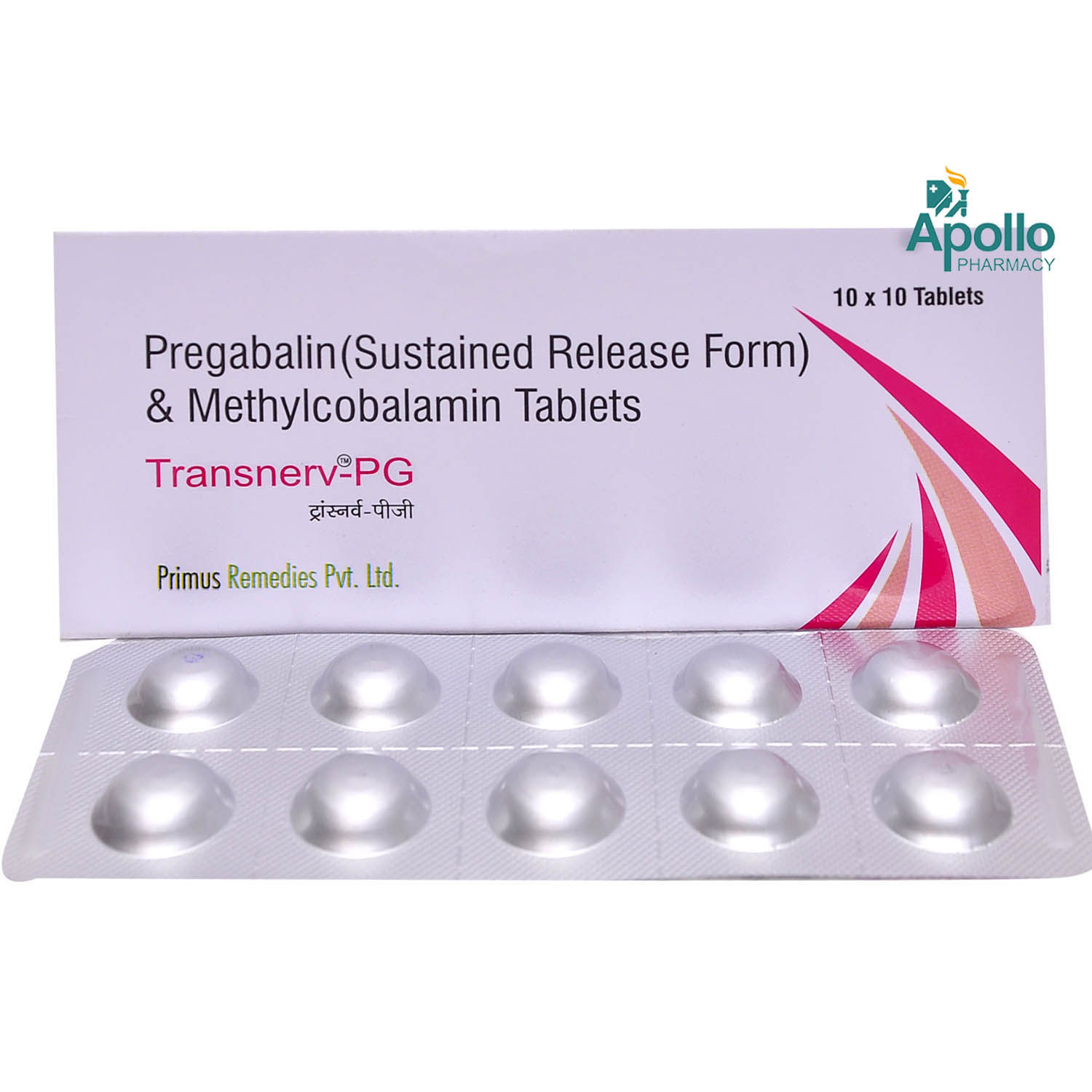 Transnerv-PG Tablet 10's Price, Uses, Side Effects, Composition ...