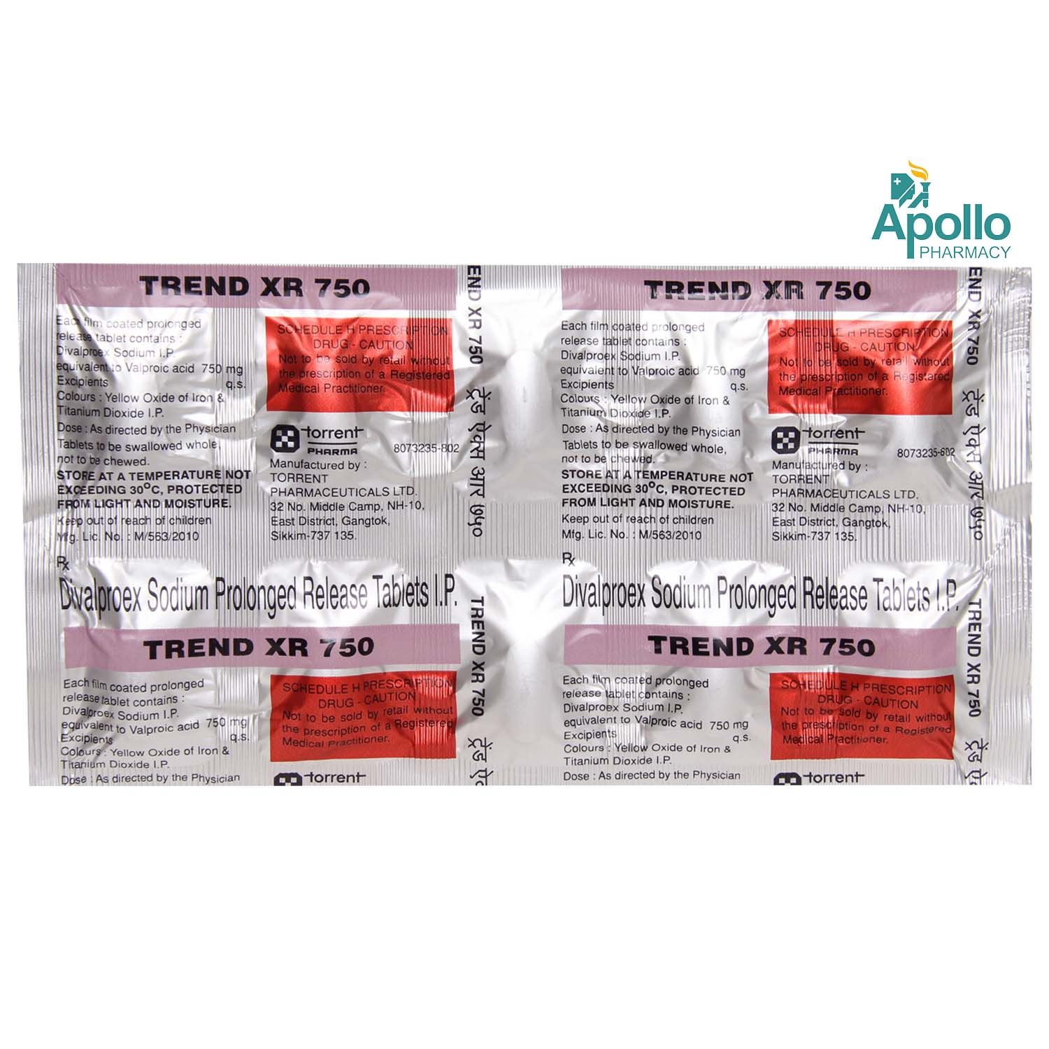TREND XR 750MG TABLET Price, Uses, Side Effects, Composition - Apollo ...