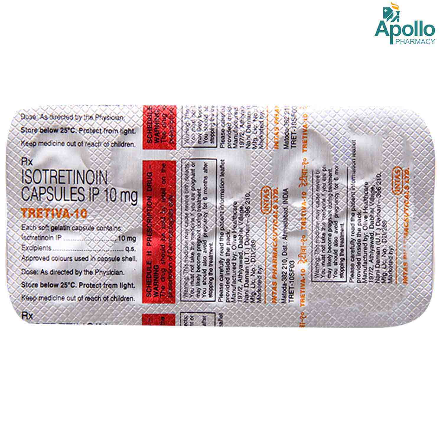 Tretiva 10 Capsule 10's Price, Uses, Side Effects, Composition - Apollo ...