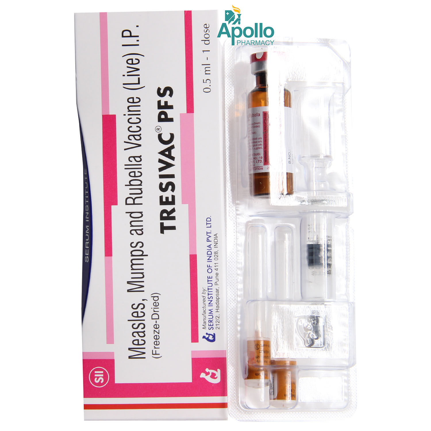 Tresivac PFS Vaccine 0.5 ml Price, Uses, Side Effects, Composition ...