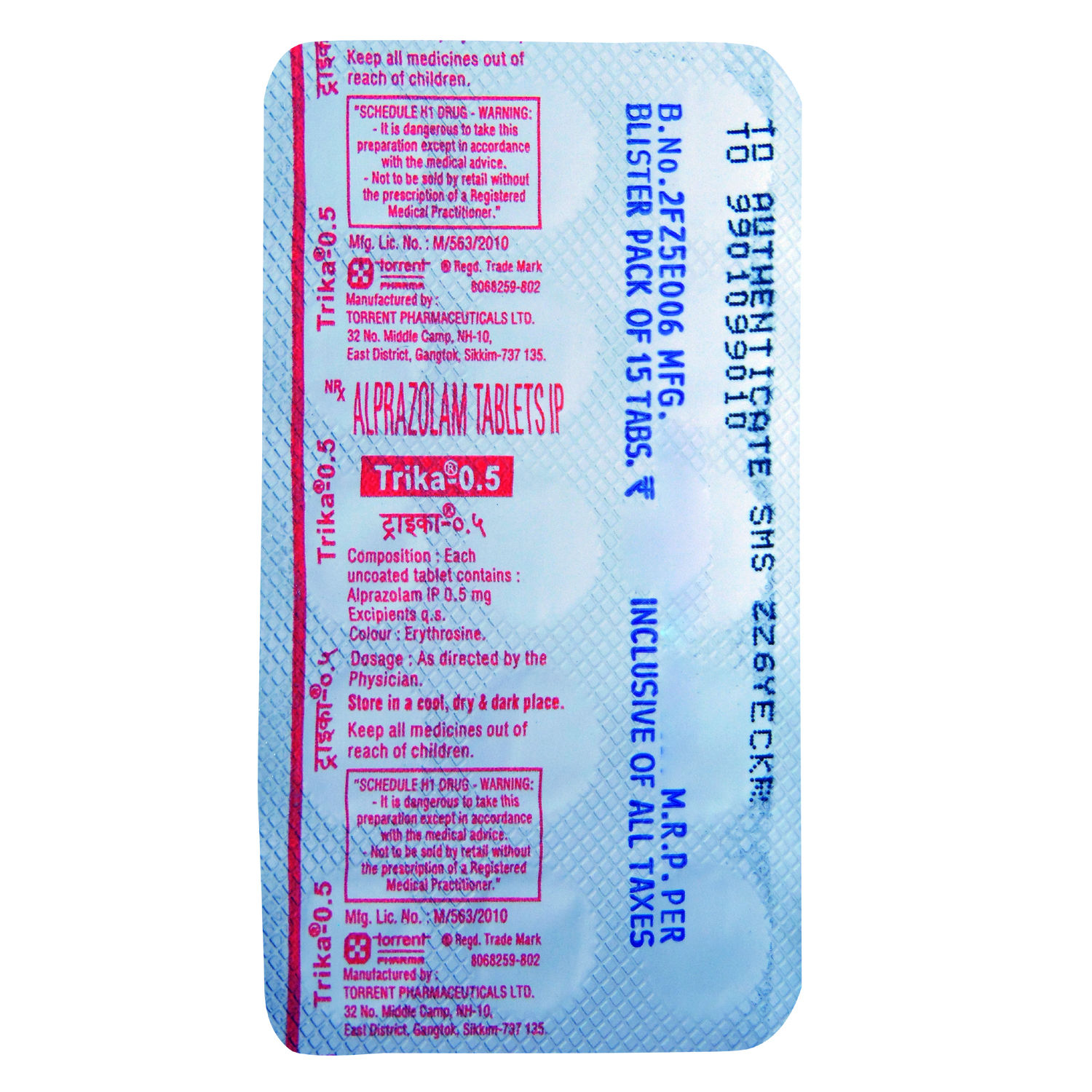 Trika-0.5 Tablet 15's Price, Uses, Side Effects, Composition - Apollo ...