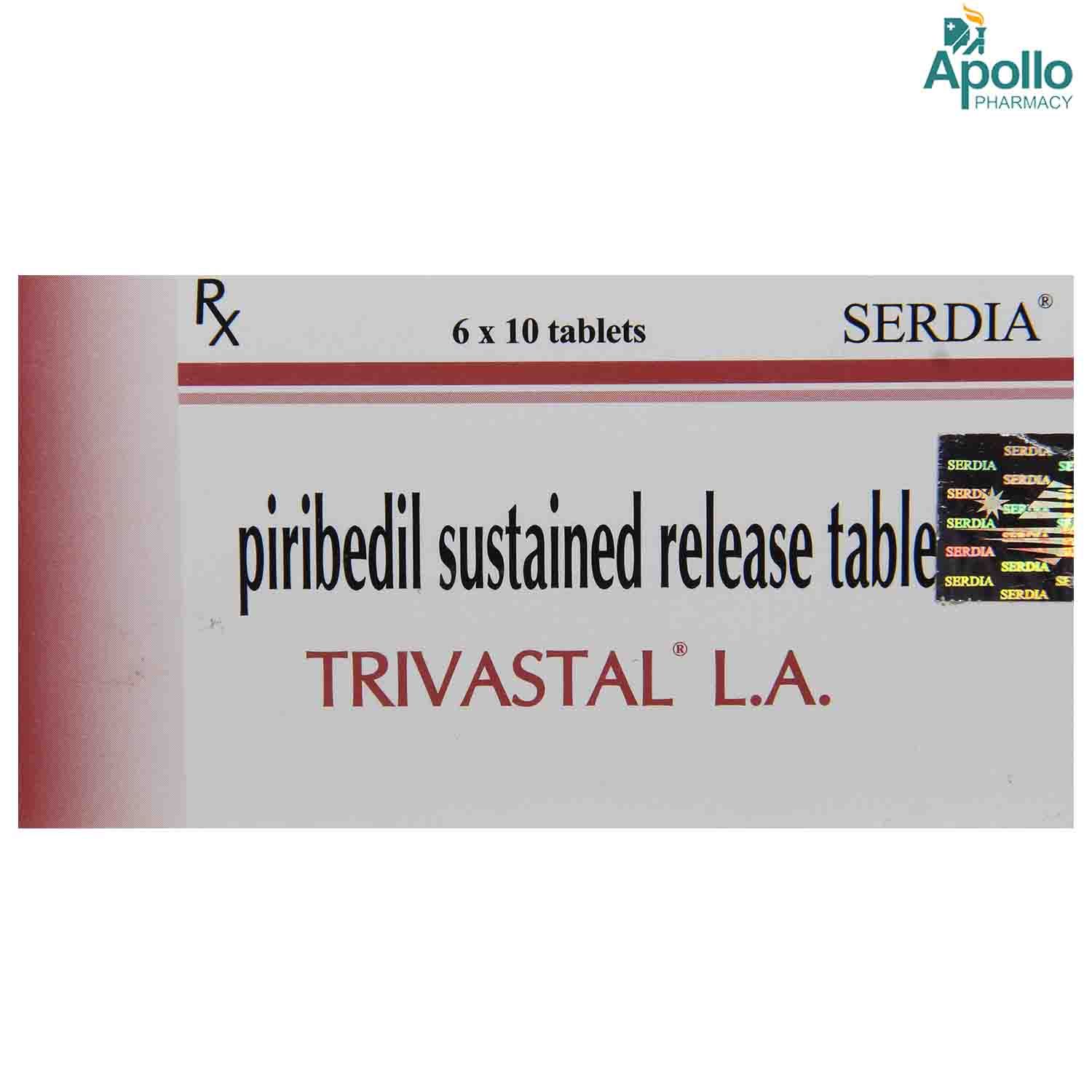 TRIVASTAL L.A TABLET Price, Uses, Side Effects, Composition - Apollo ...