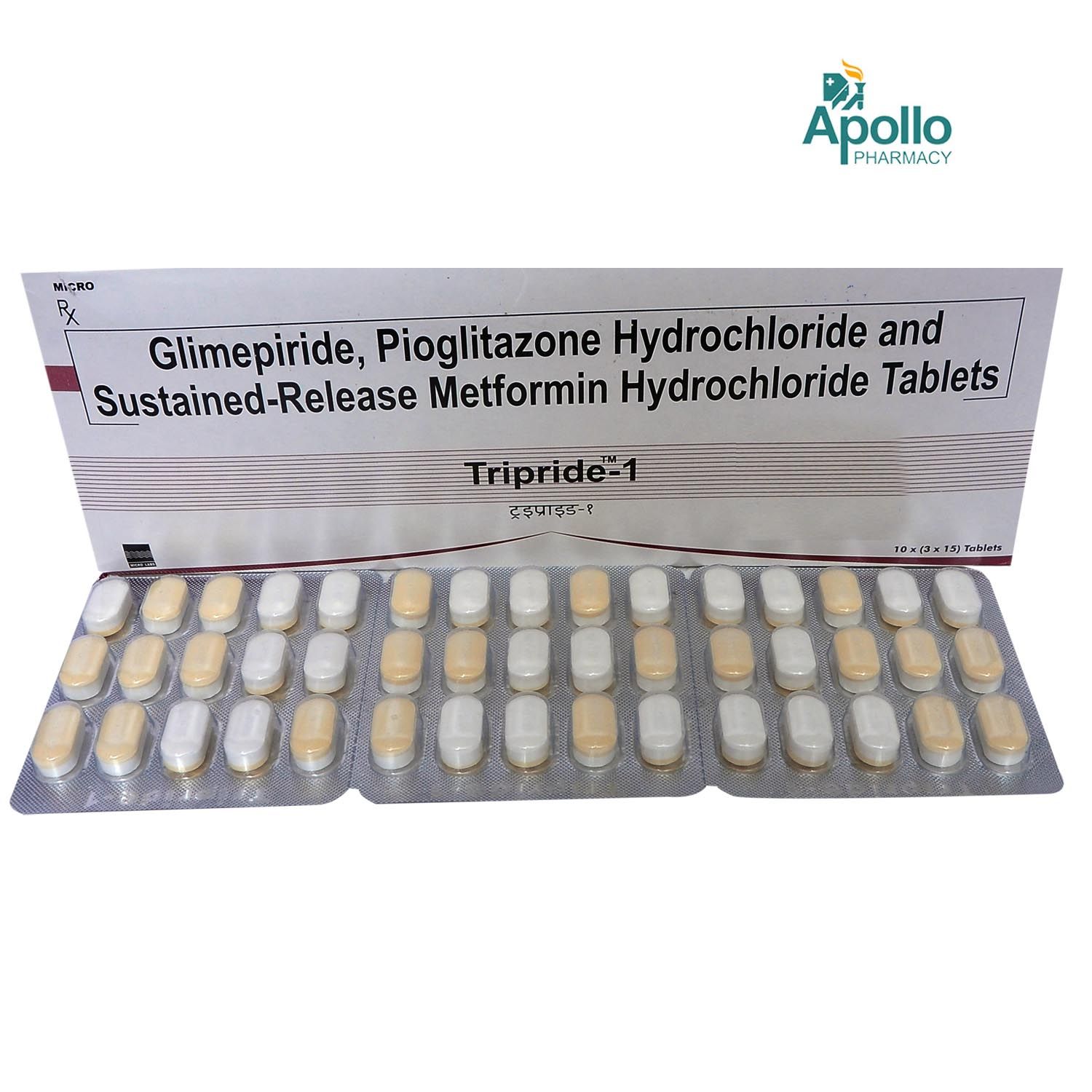 TRIPRIDE 1MG TABLET Price, Uses, Side Effects, Composition - Apollo ...