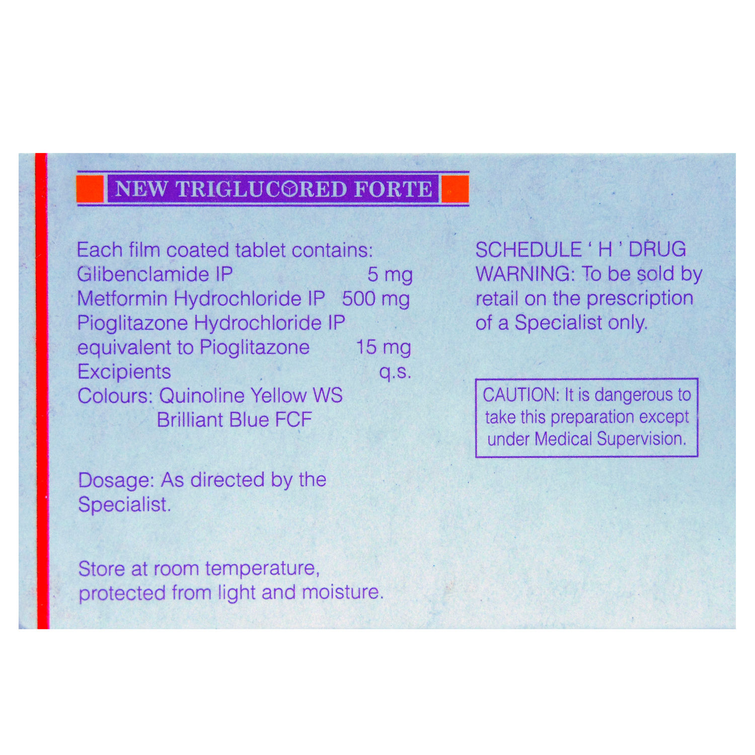 Triglucored Forte Tablet 10's Price, Uses, Side Effects, Composition ...