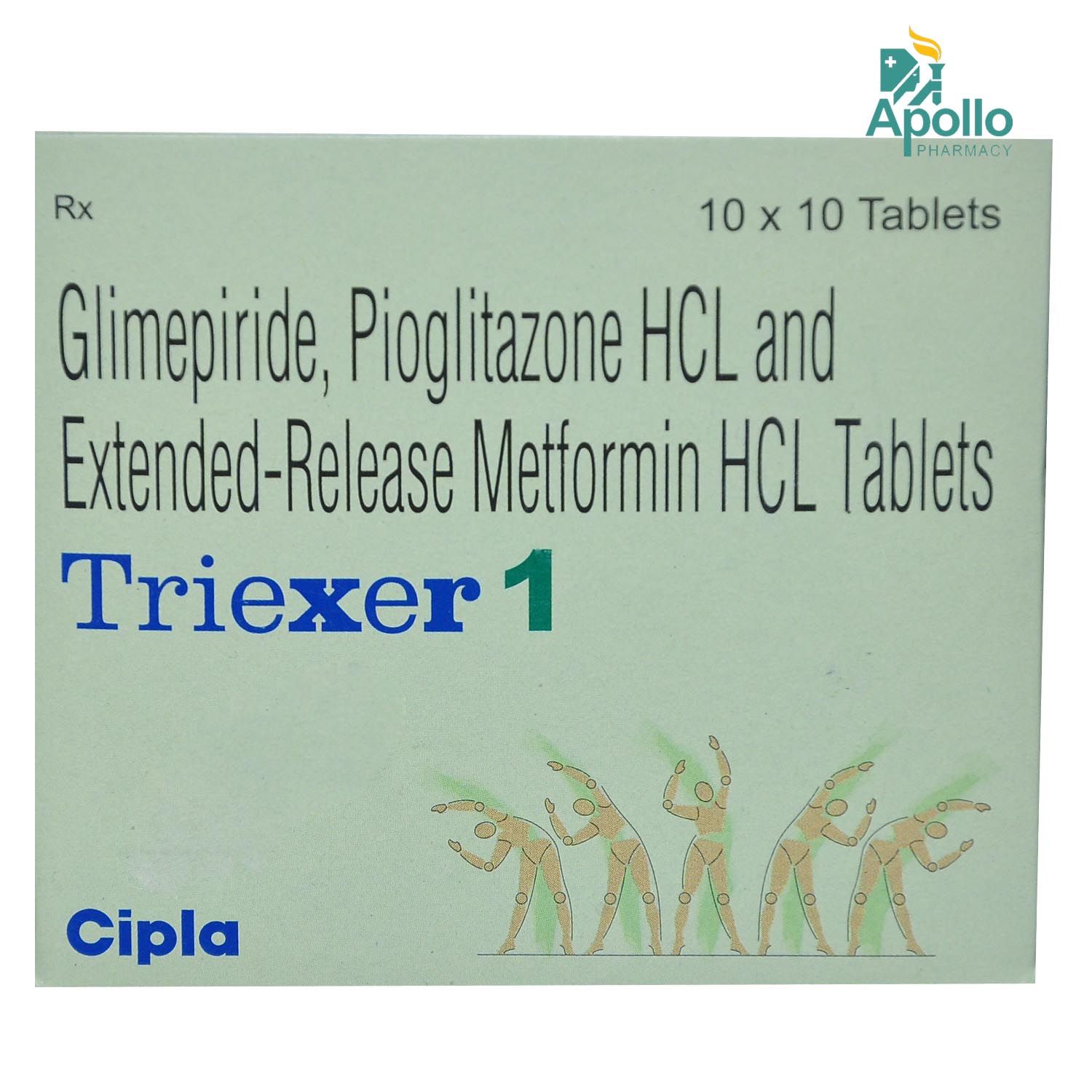 TRIEXER 1MG TABLET Price, Uses, Side Effects, Composition - Apollo Pharmacy