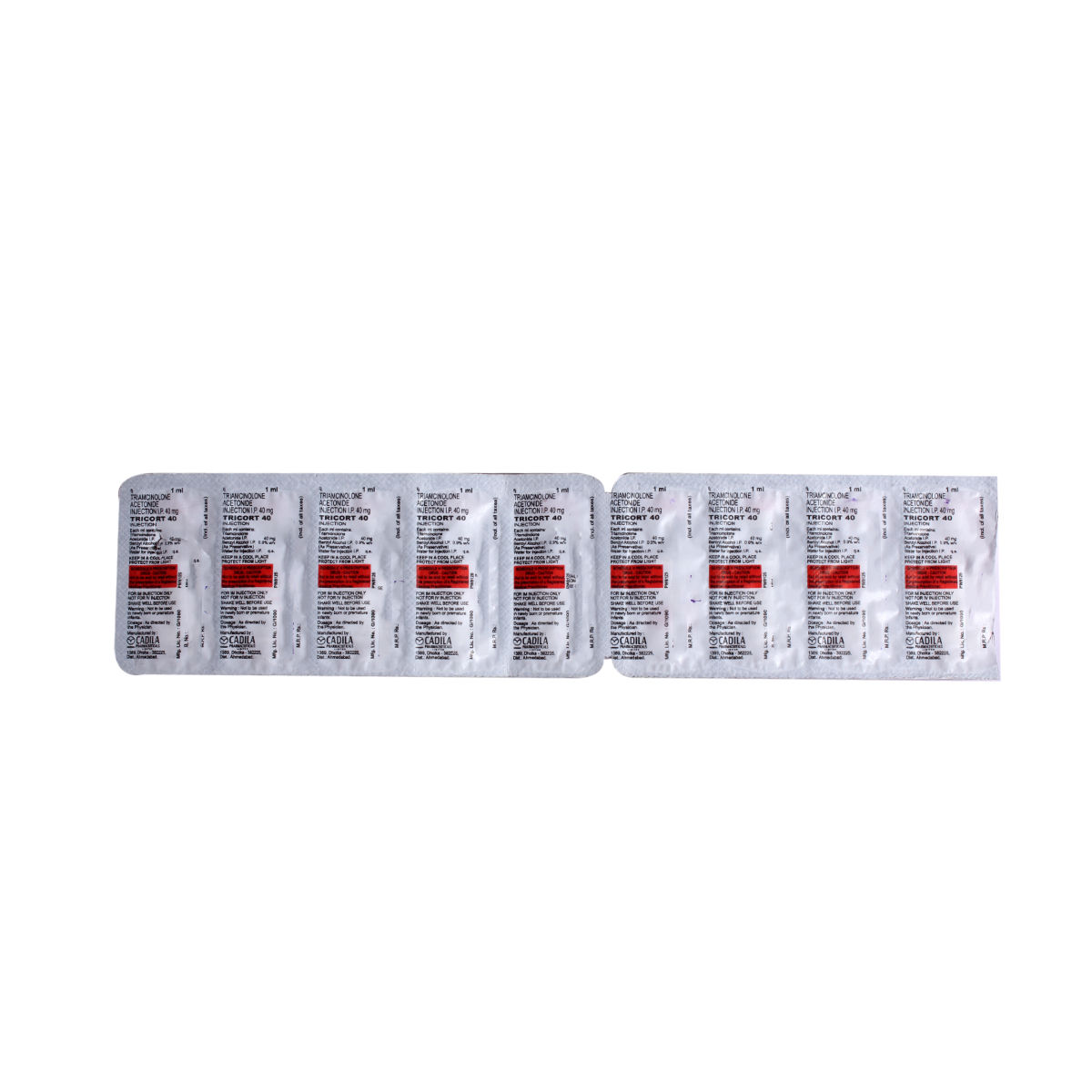 Tricort 40mg Injection 1 ml Price, Uses, Side Effects, Composition ...