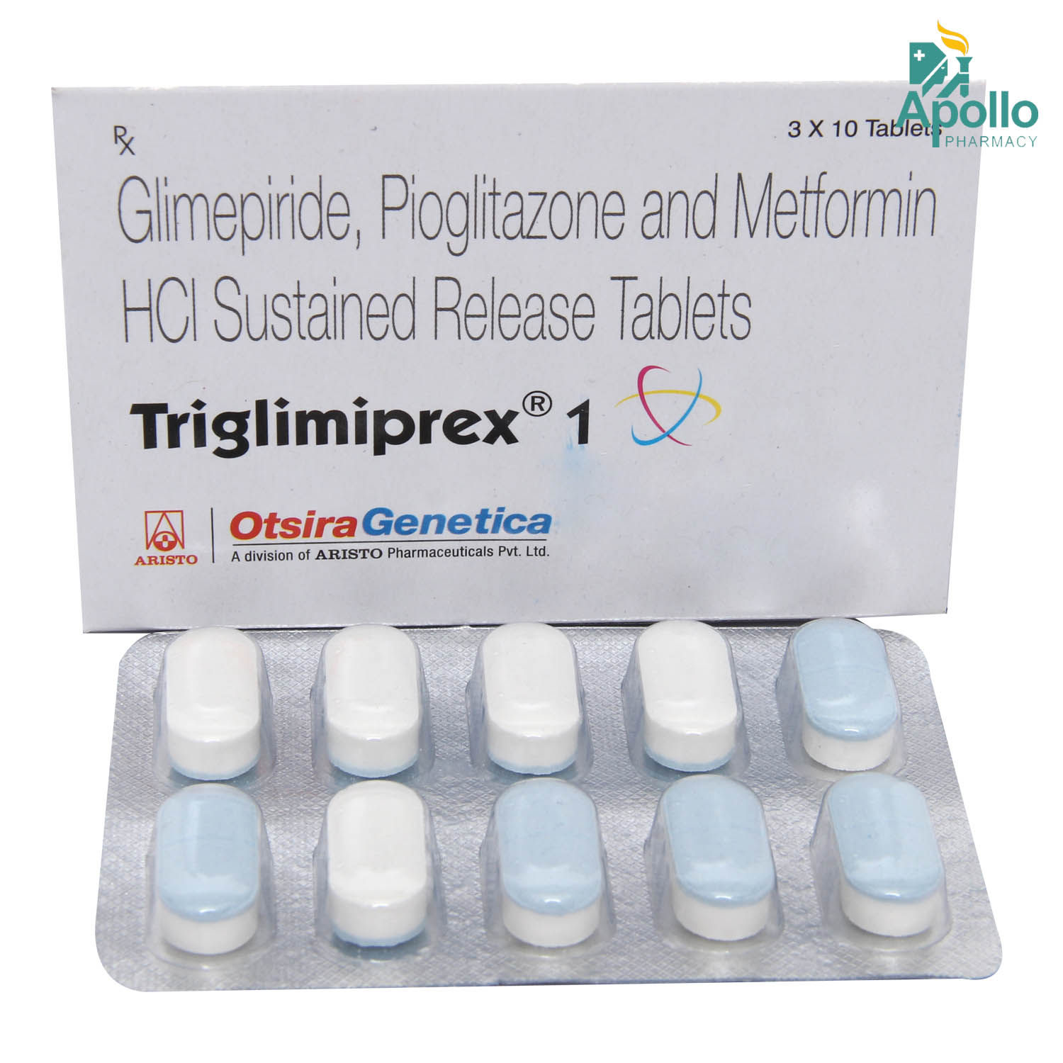Triglimiprex 1 Tablet 10's Price, Uses, Side Effects, Composition ...