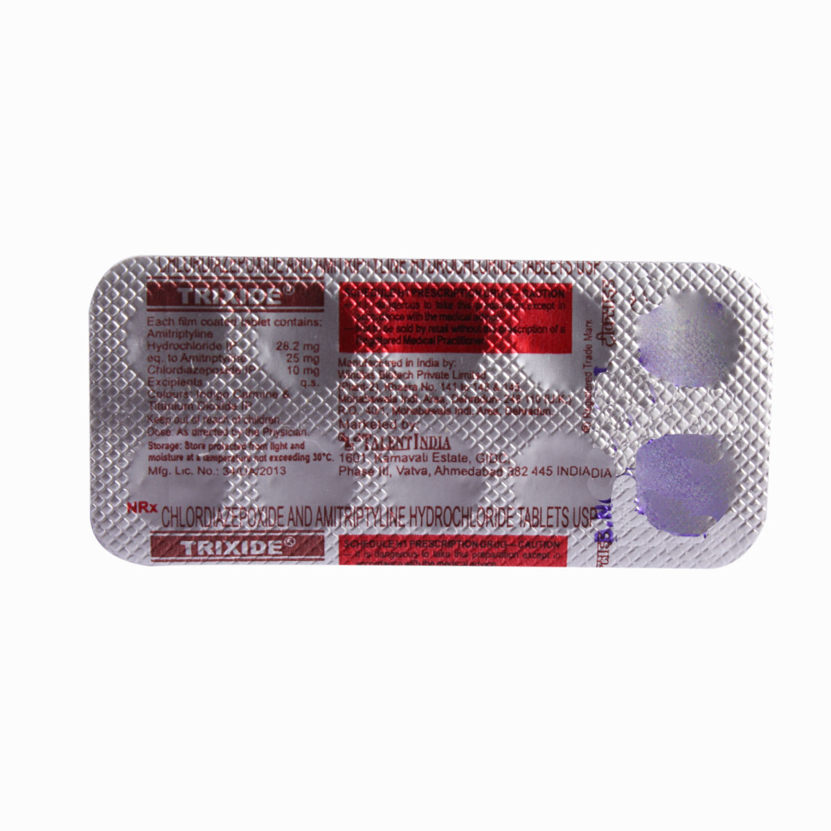 TRIXIDE TABLET Price, Uses, Side Effects, Composition - Apollo Pharmacy