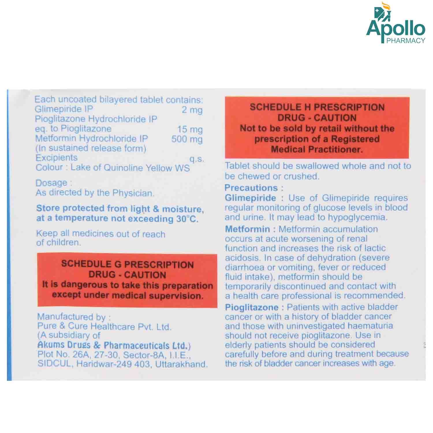 Tridart 2 Tablet 10's Price, Uses, Side Effects, Composition - Apollo ...