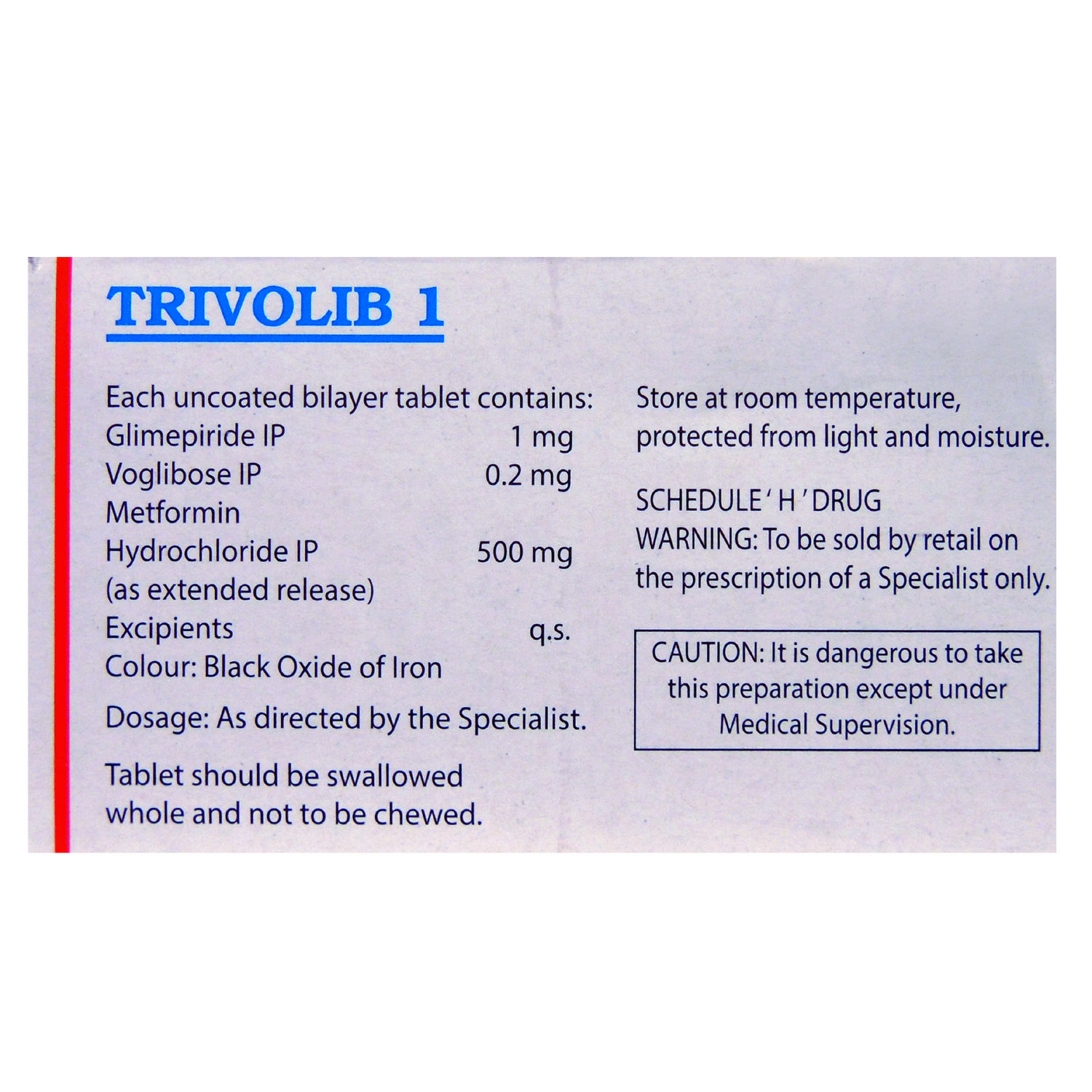 Trivolib 1 Tablet 10's Price, Uses, Side Effects, Composition - Apollo ...