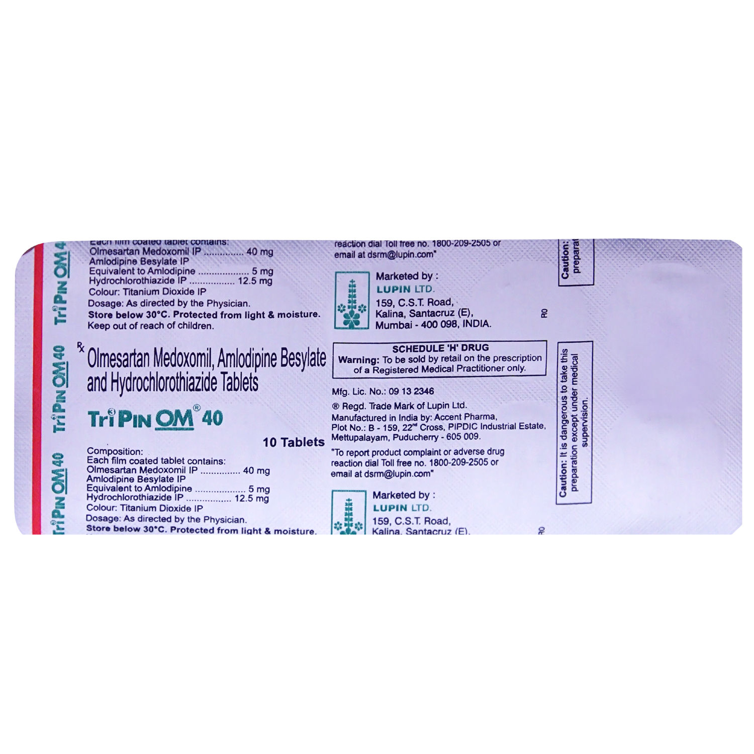 Tripinom Tablet 10's Price, Uses, Side Effects, Composition - Apollo ...