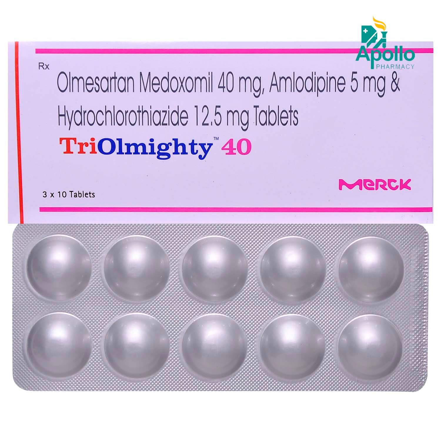 Triolmighty 40 Tablet 10's Price, Uses, Side Effects, Composition ...
