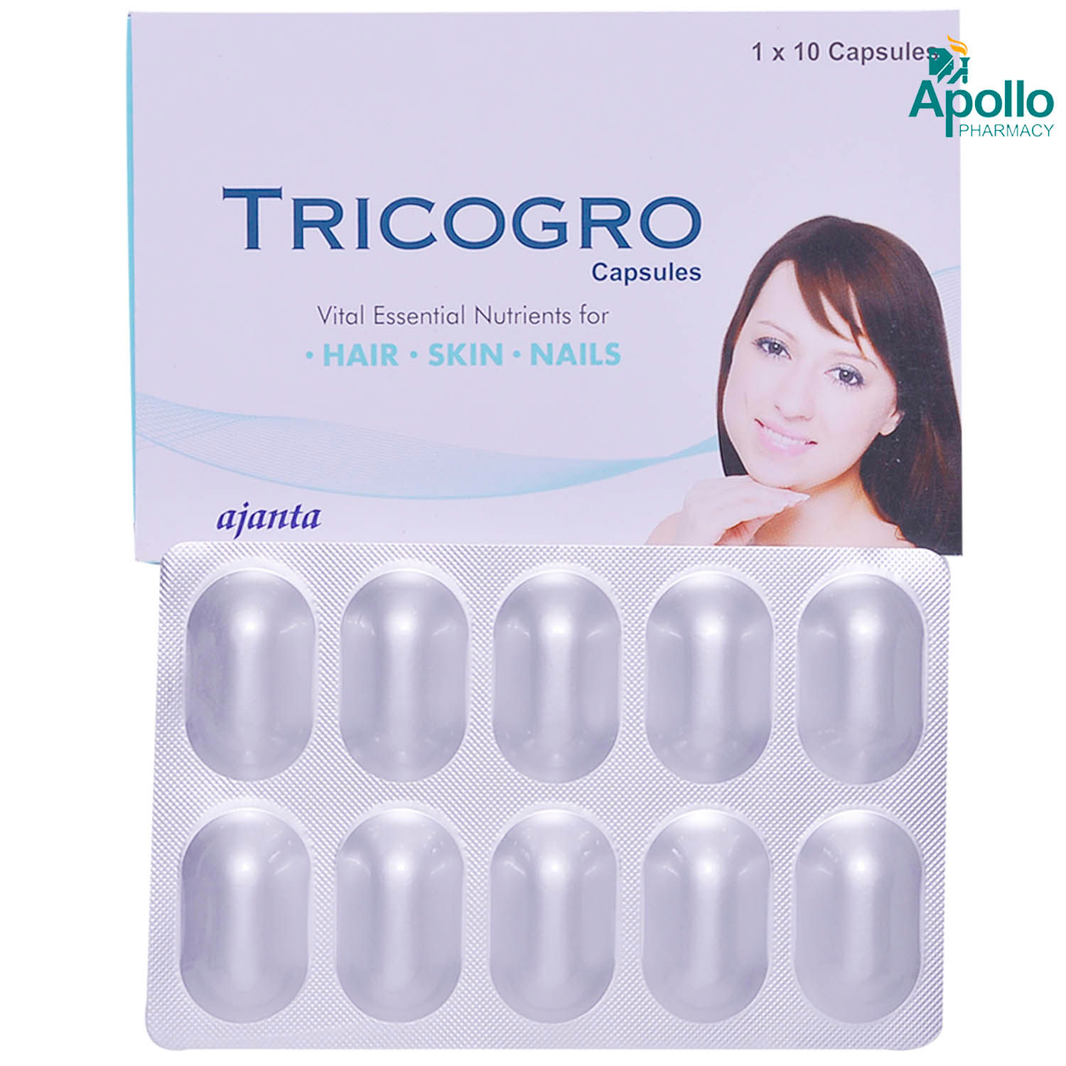 TRICOGRO CAPSULE 10'S Price, Uses, Side Effects, Composition - Apollo ...