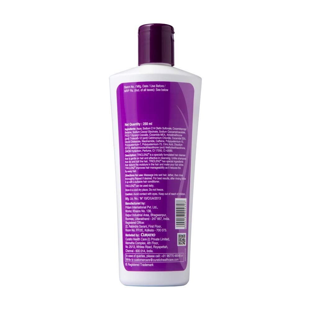 Triclenz Hair Cleanser, 250 ml Price, Uses, Side Effects, Composition ...