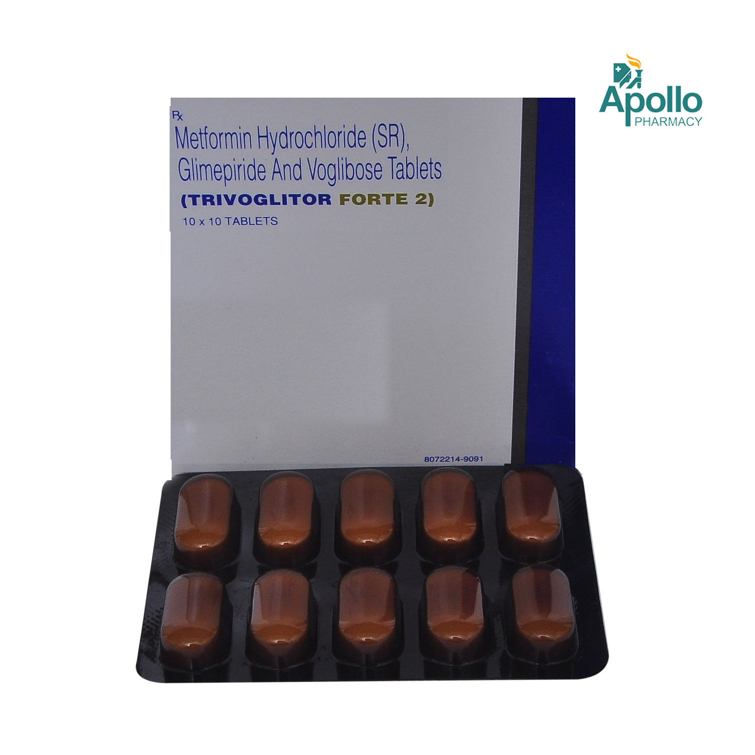 Trivoglitor Forte 2 Tablet 10's Price, Uses, Side Effects, Composition ...