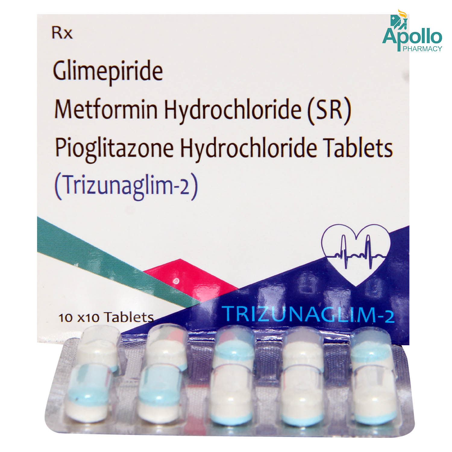 Trizunaglim-2 Tablet 10's Price, Uses, Side Effects, Composition ...
