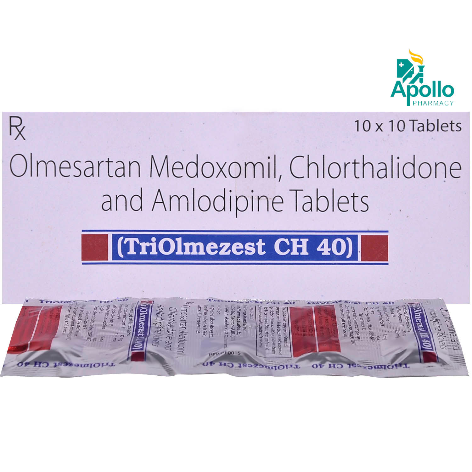 Triolmezest CH 40 Tablet 10's Price, Uses, Side Effects, Composition ...