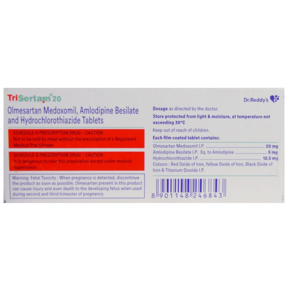 Trisertain 20 Tablet 10's Price, Uses, Side Effects, Composition ...
