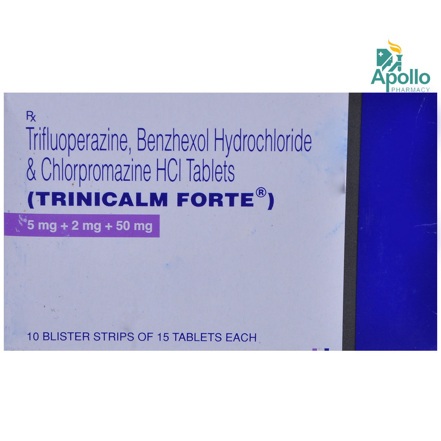Trinicalm Forte 5/2/50mg Tablet 15s Price, Uses, Side Effects ...