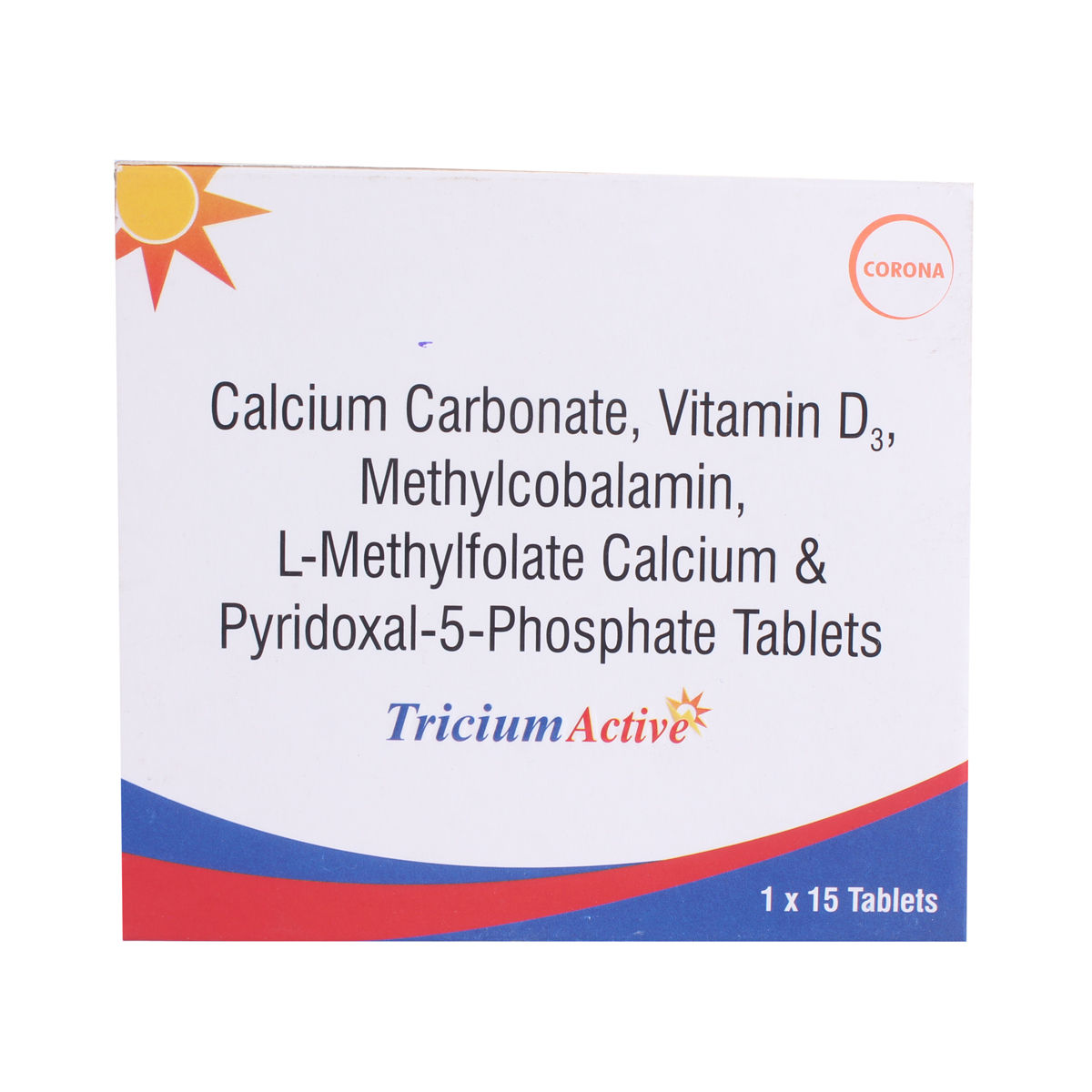 Tricium Active Tablet 15's Price, Uses, Side Effects, Composition ...
