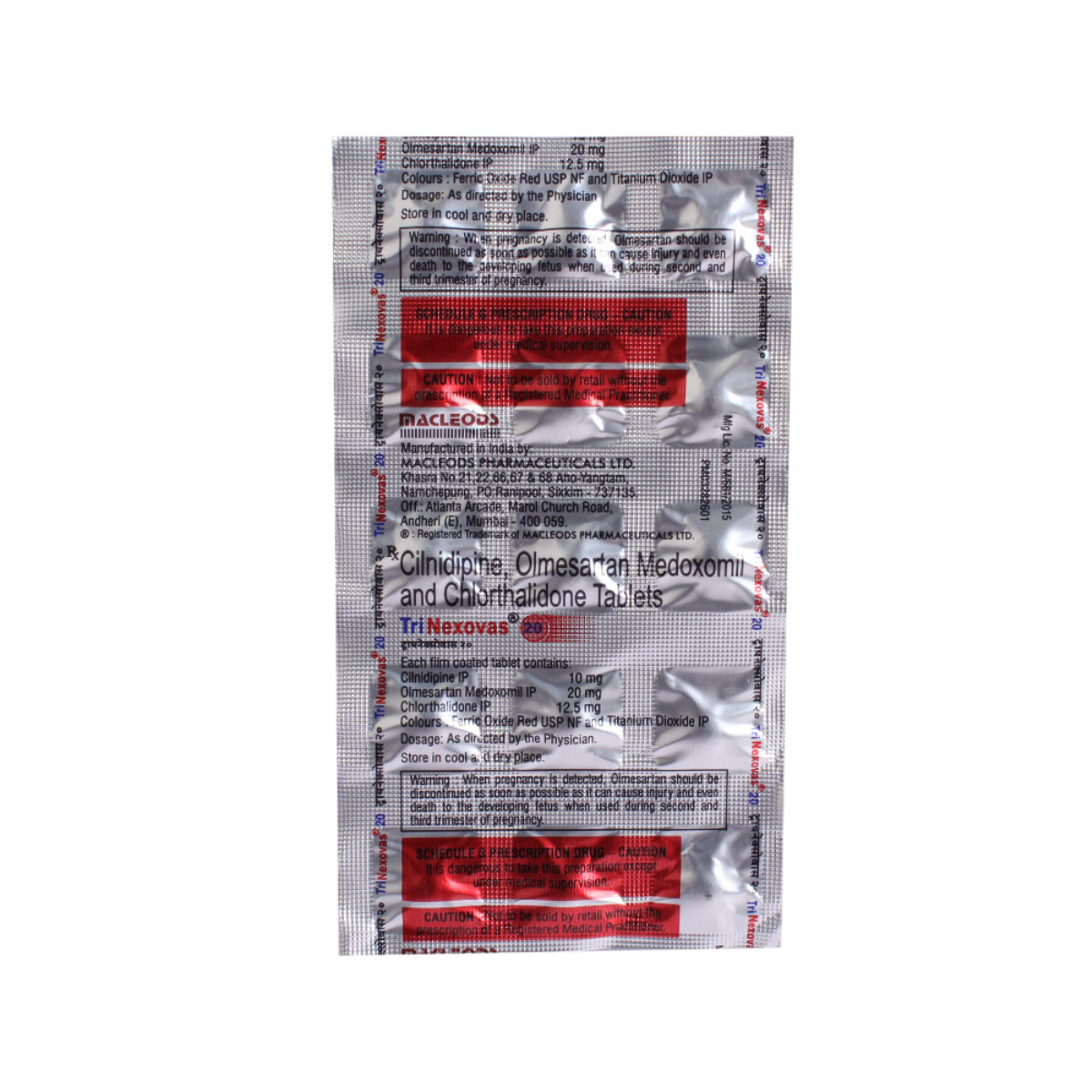 Trinexovas 20 Tablet 15's Price, Uses, Side Effects, Composition ...