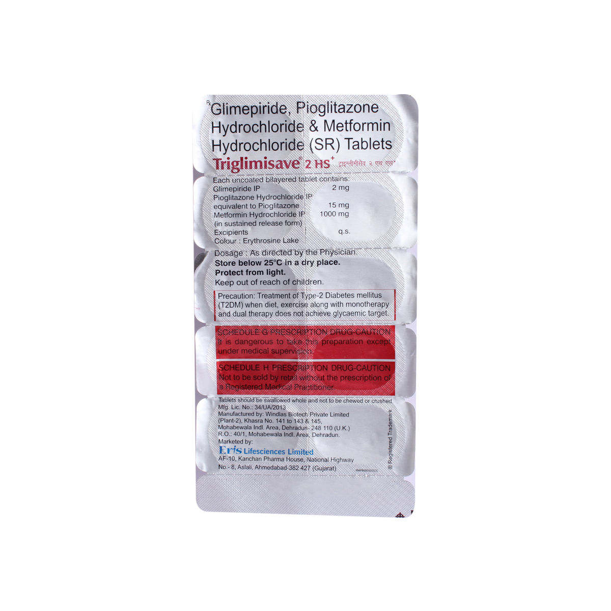 Triglimisave 2 HS Plus Tablet 10's Price, Uses, Side Effects ...