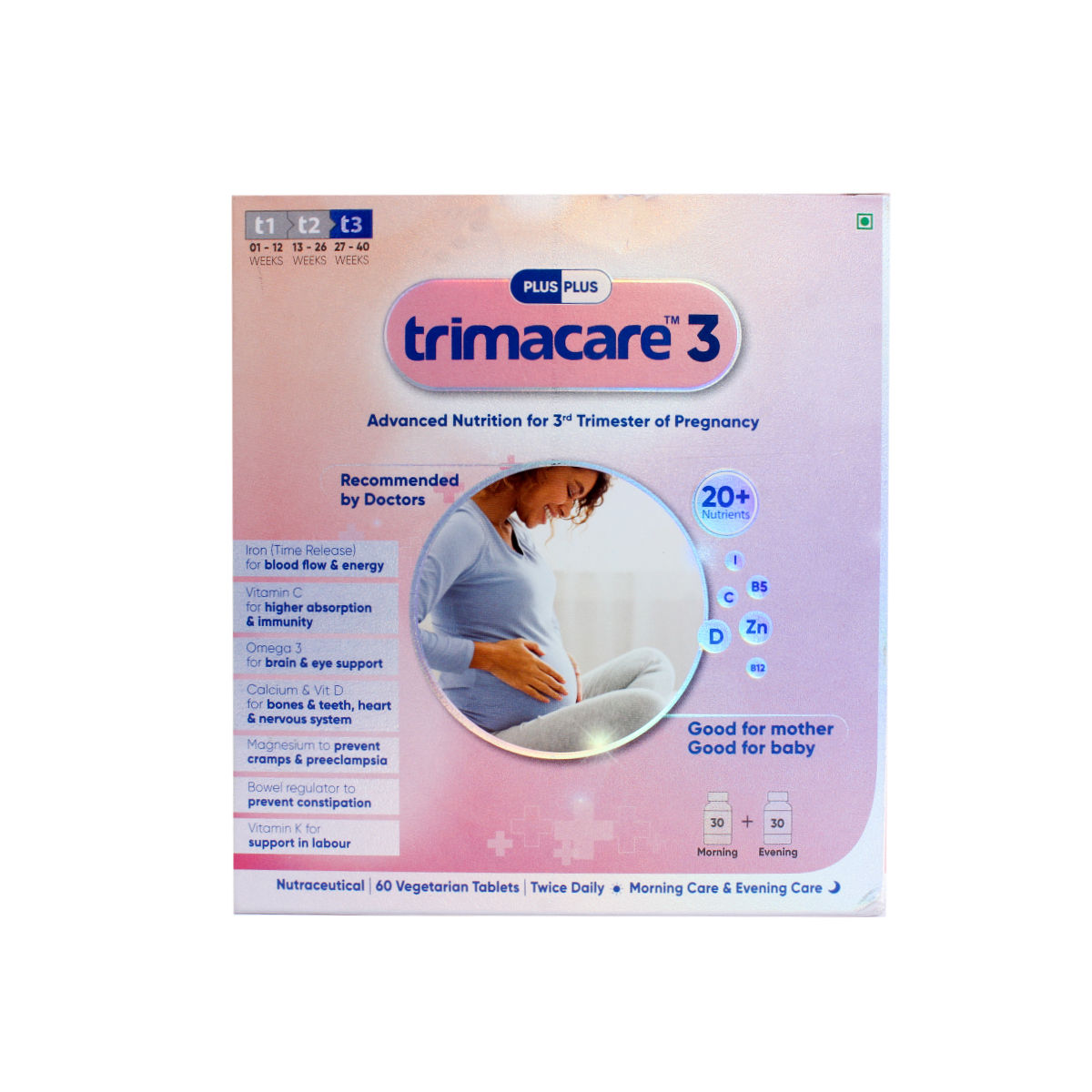 Trimacare 3 Plusplus Tablet 2x30's Price, Uses, Side Effects ...