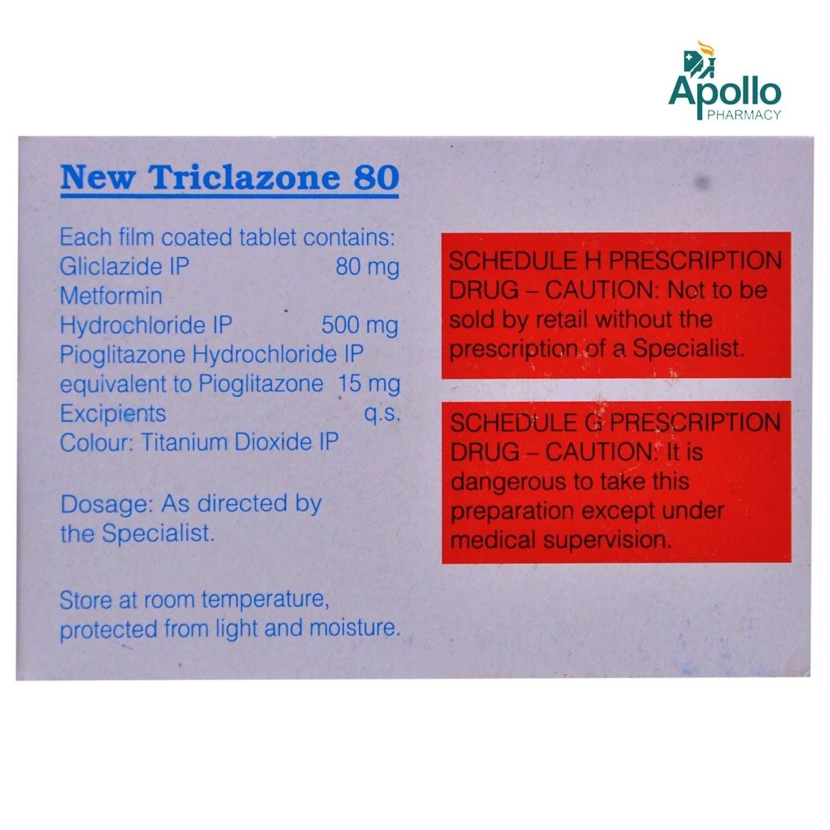 New Triclazone 80 Tablet 10's Price, Uses, Side Effects, Composition ...