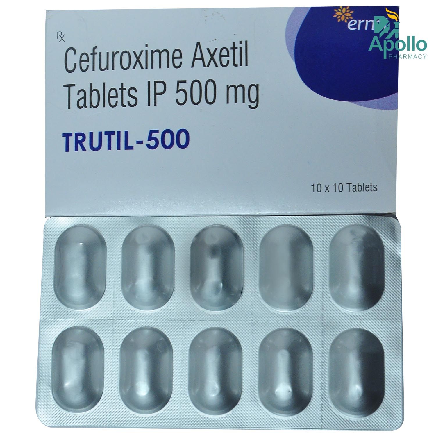 Trutil 500 Tablet 10's Price, Uses, Side Effects, Composition - Apollo ...