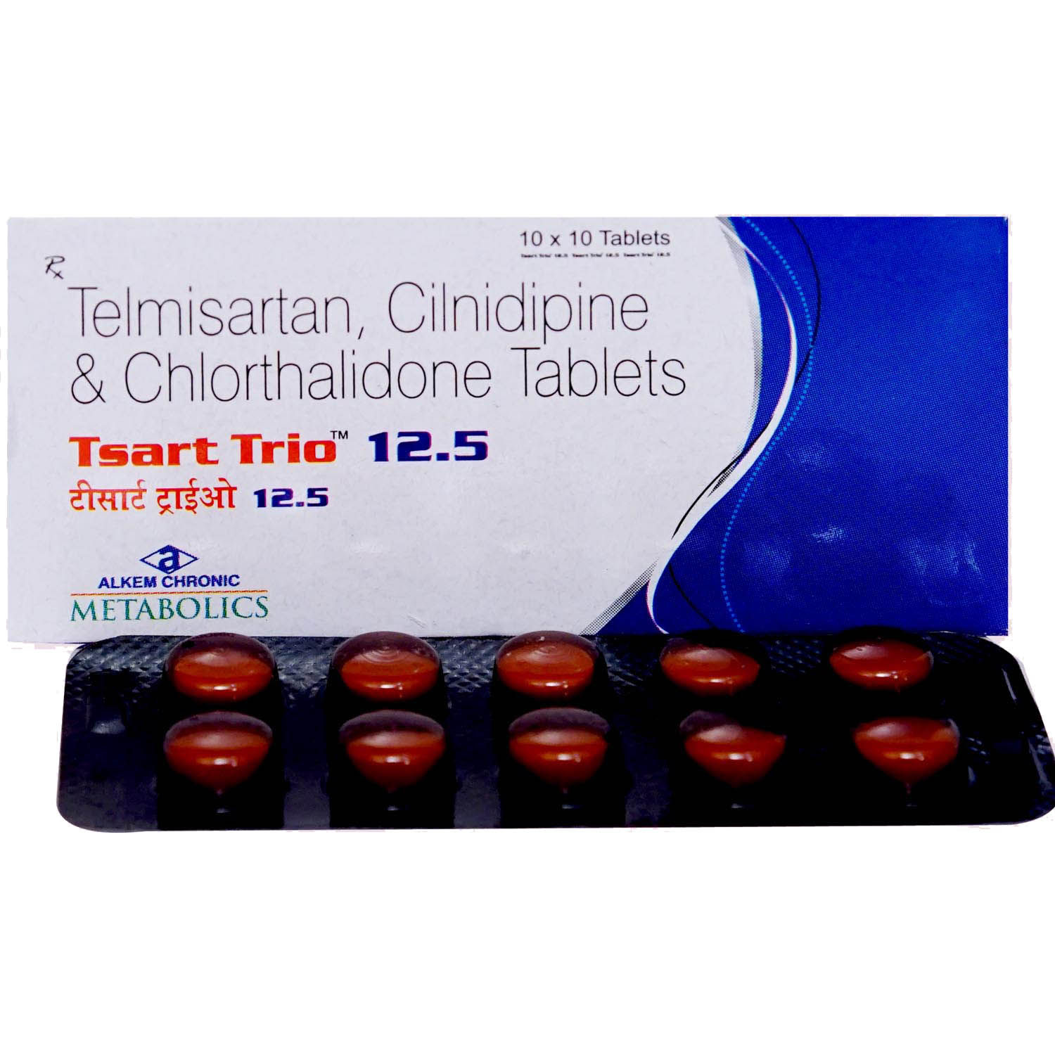 Tsart Trio 12.5 Tablet 10's Price, Uses, Side Effects, Composition ...