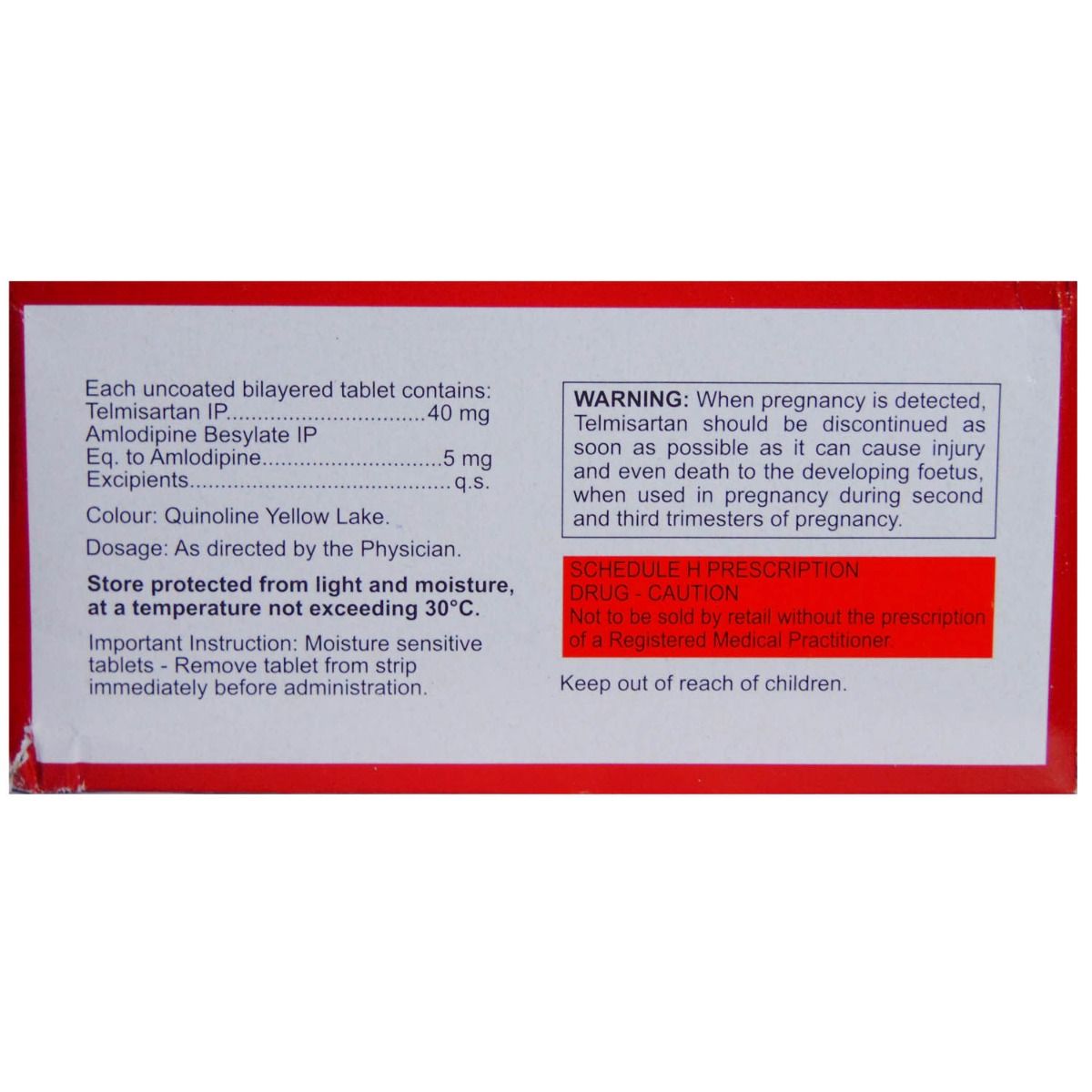 Tsart-Am 40/5mg Tablet 15's Price, Uses, Side Effects, Composition ...