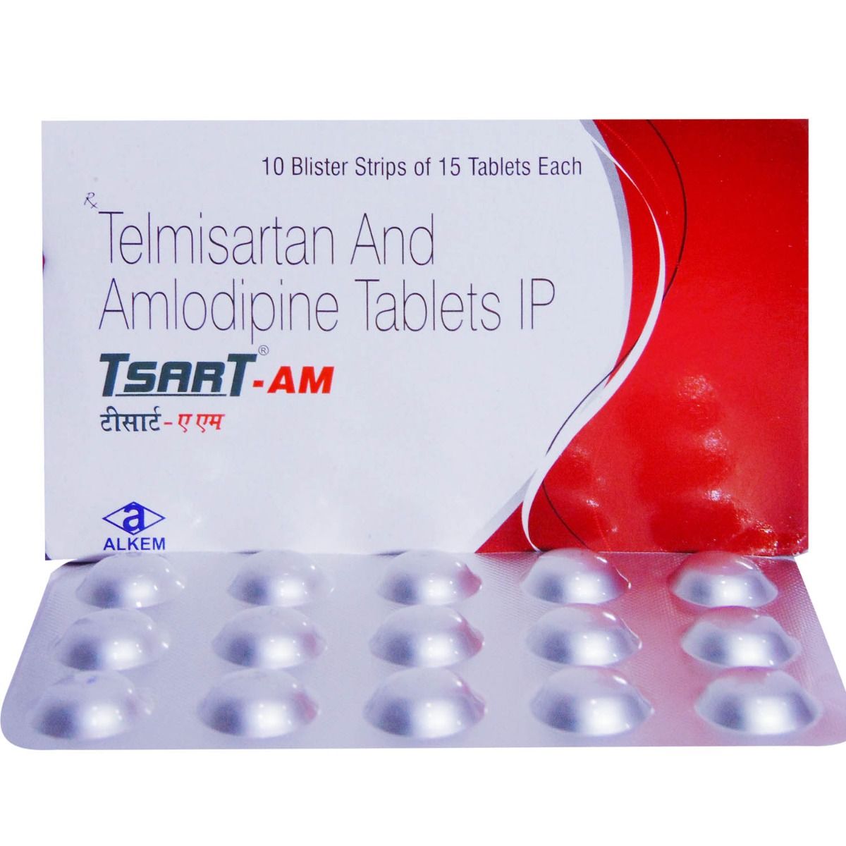 Tsart-Am 40/5mg Tablet 15's Price, Uses, Side Effects, Composition ...