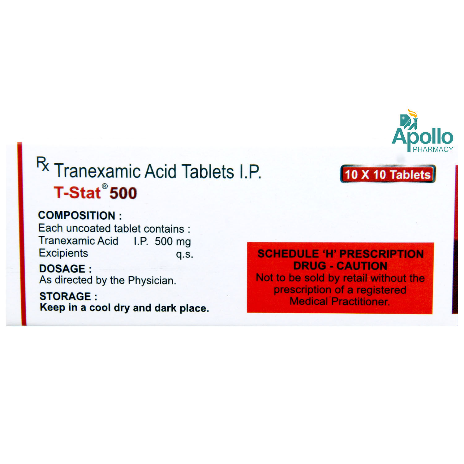 T-Stat 500 Tablet 10's Price, Uses, Side Effects, Composition - Apollo ...