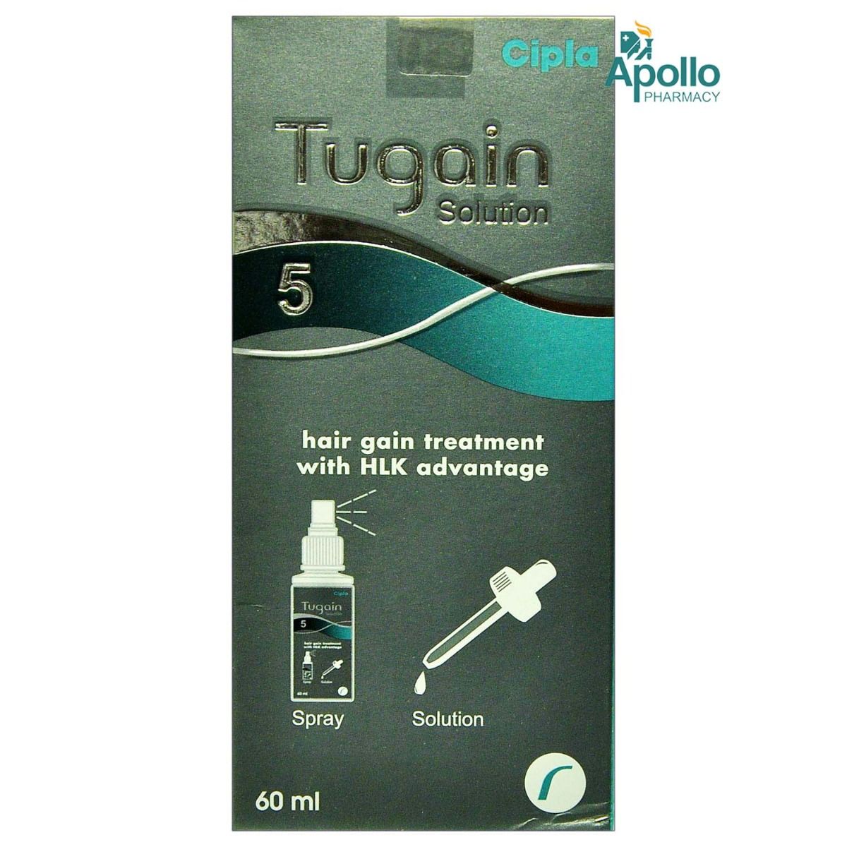 Tugain 5% Topical Solution 60 ml Price, Uses, Side Effects, Composition - Apollo Pharmacy