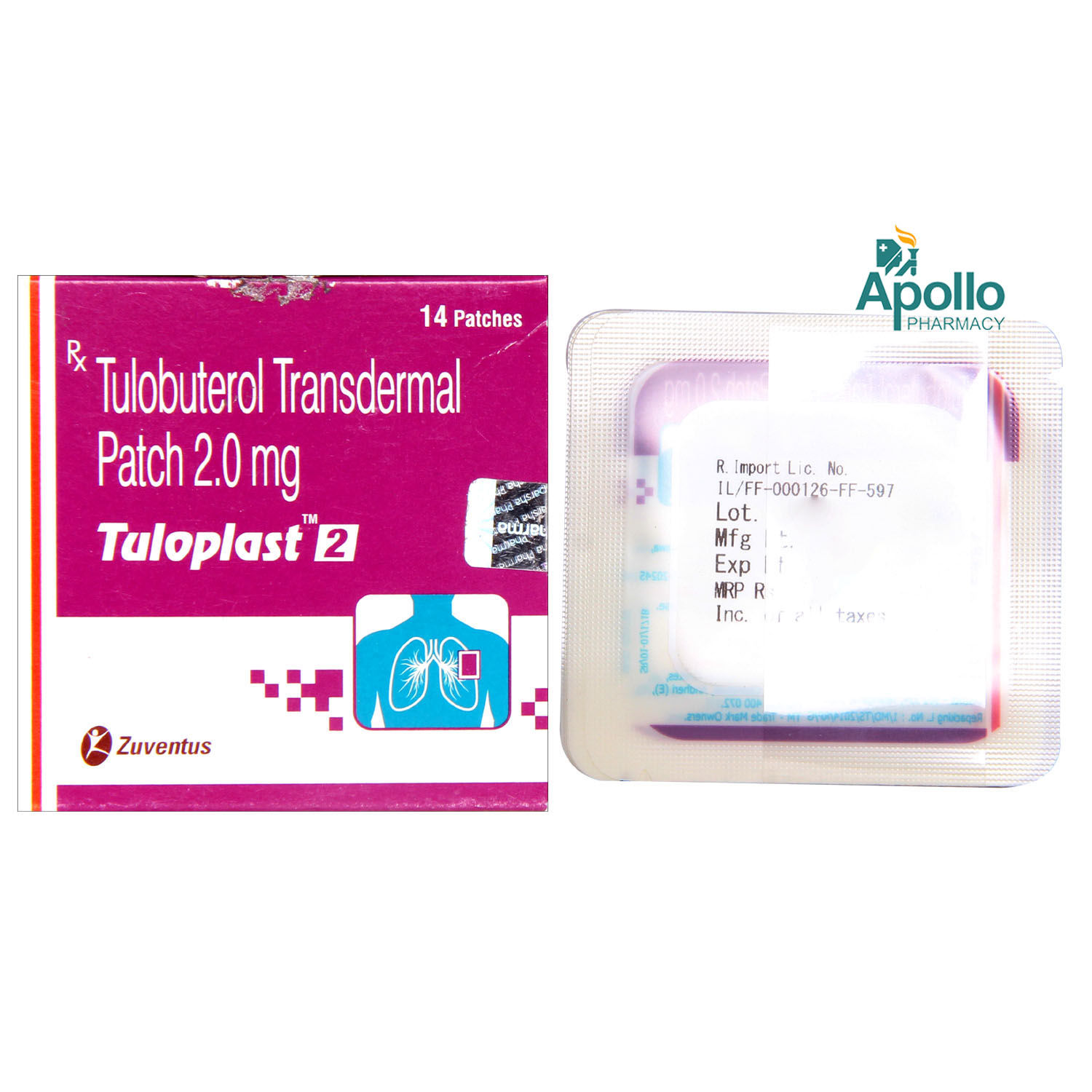 TULOPLAST 2MG PATCH Price, Uses, Side Effects, Composition - Apollo ...