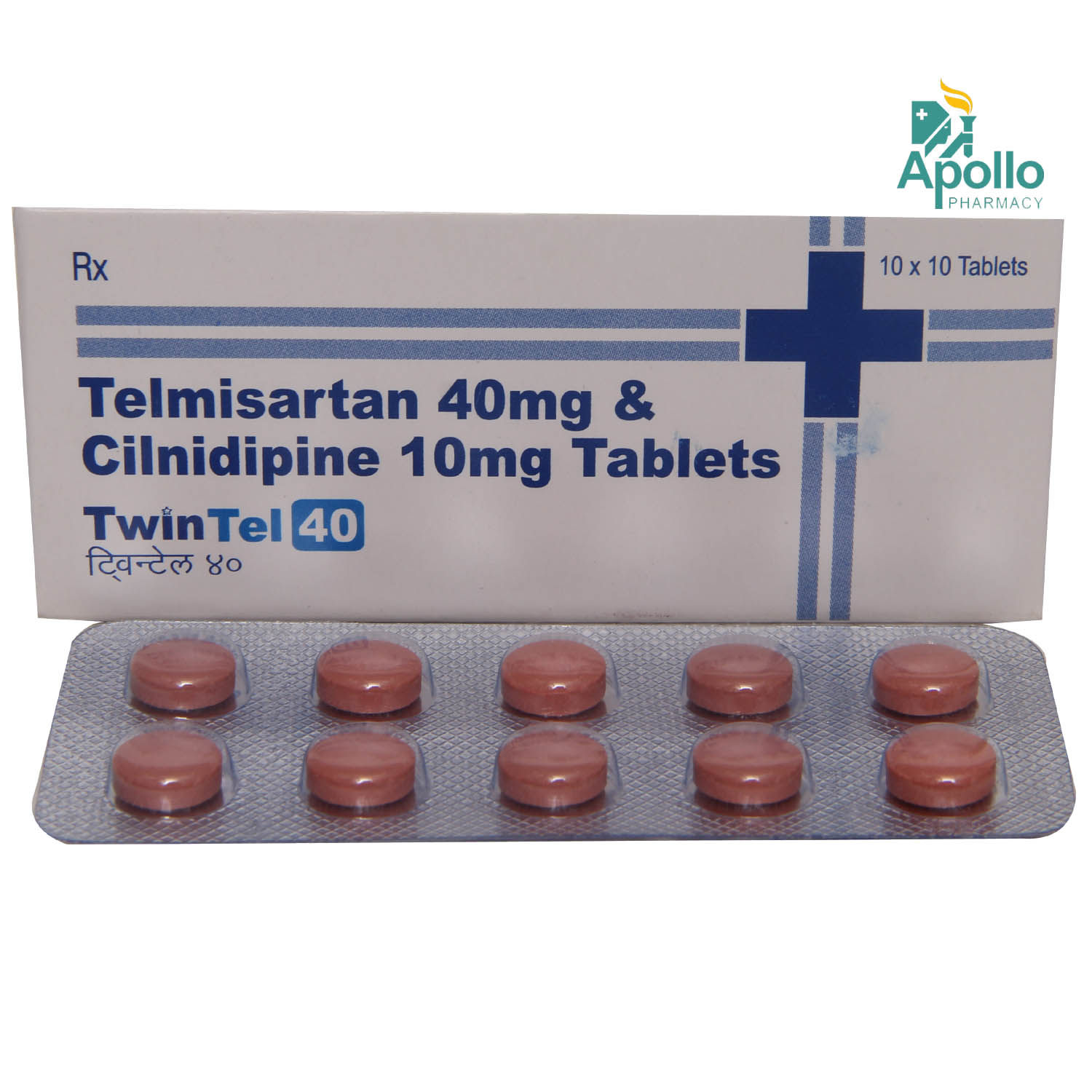 TwinTel 40 Tablet 10's Price, Uses, Side Effects, Composition - Apollo ...