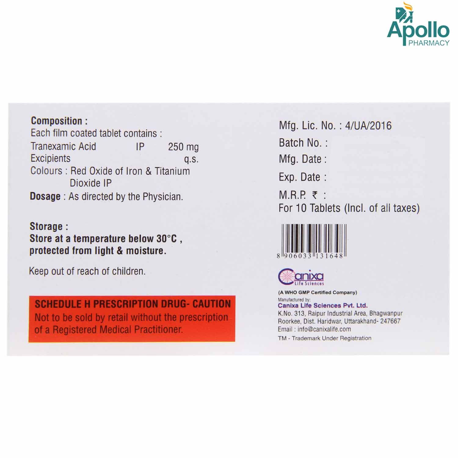 Tyrodin Tablet 10's Price, Uses, Side Effects, Composition - Apollo ...